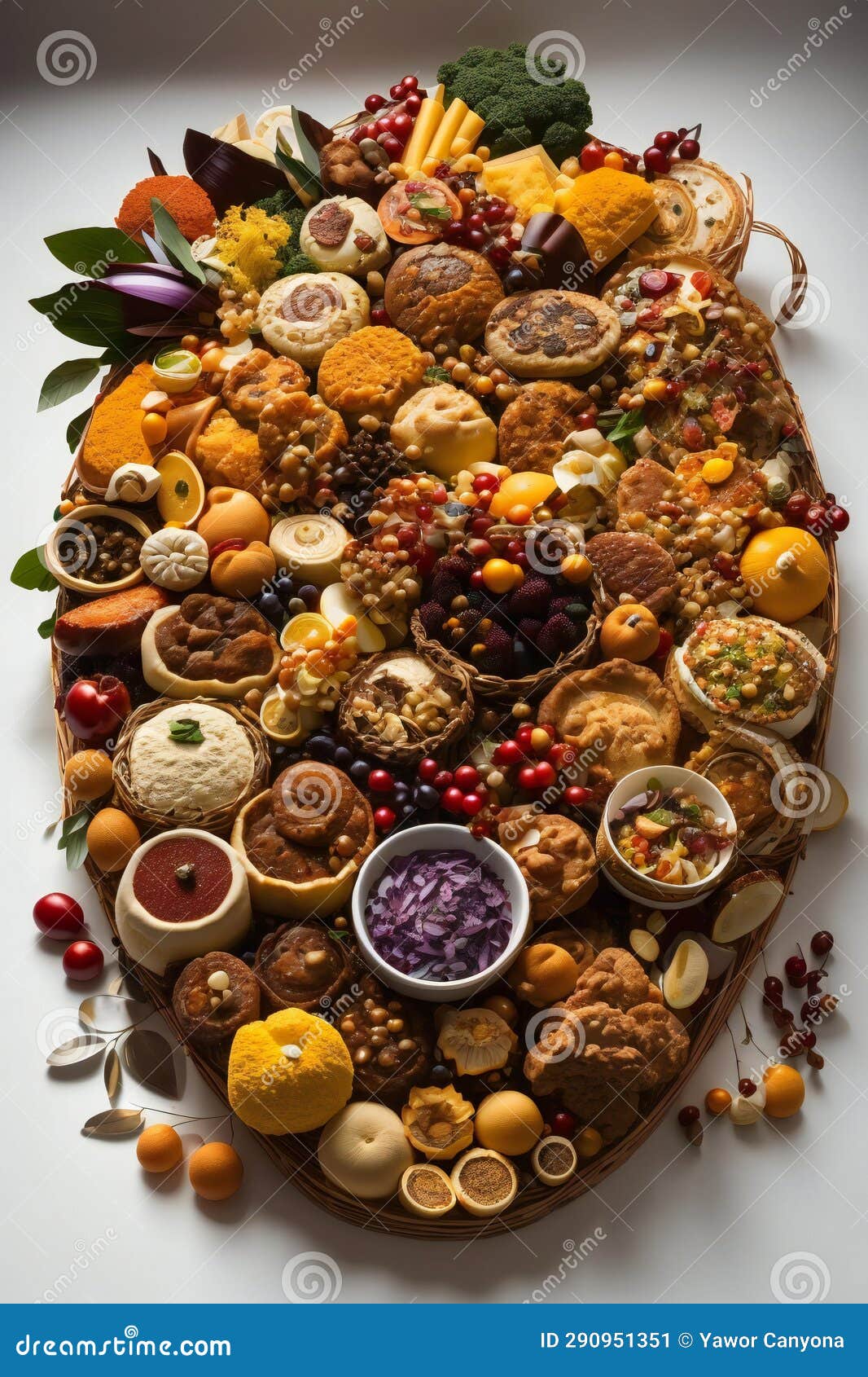 A Cornucopia of Abundance, Filled with a Diverse Array of Delicacies ...