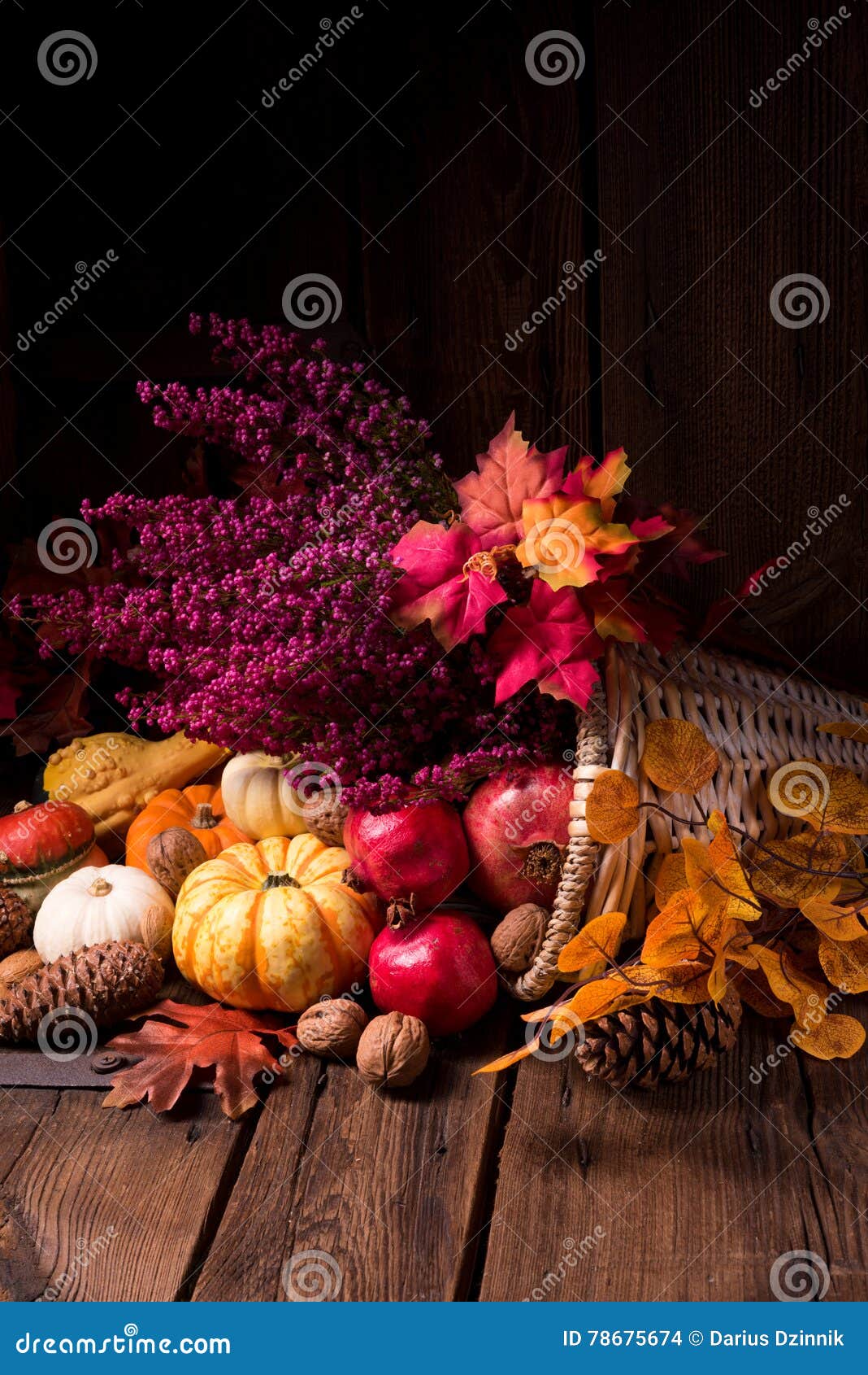Cornucopia stock photo. Image of burlap, fall, grapes - 78675674