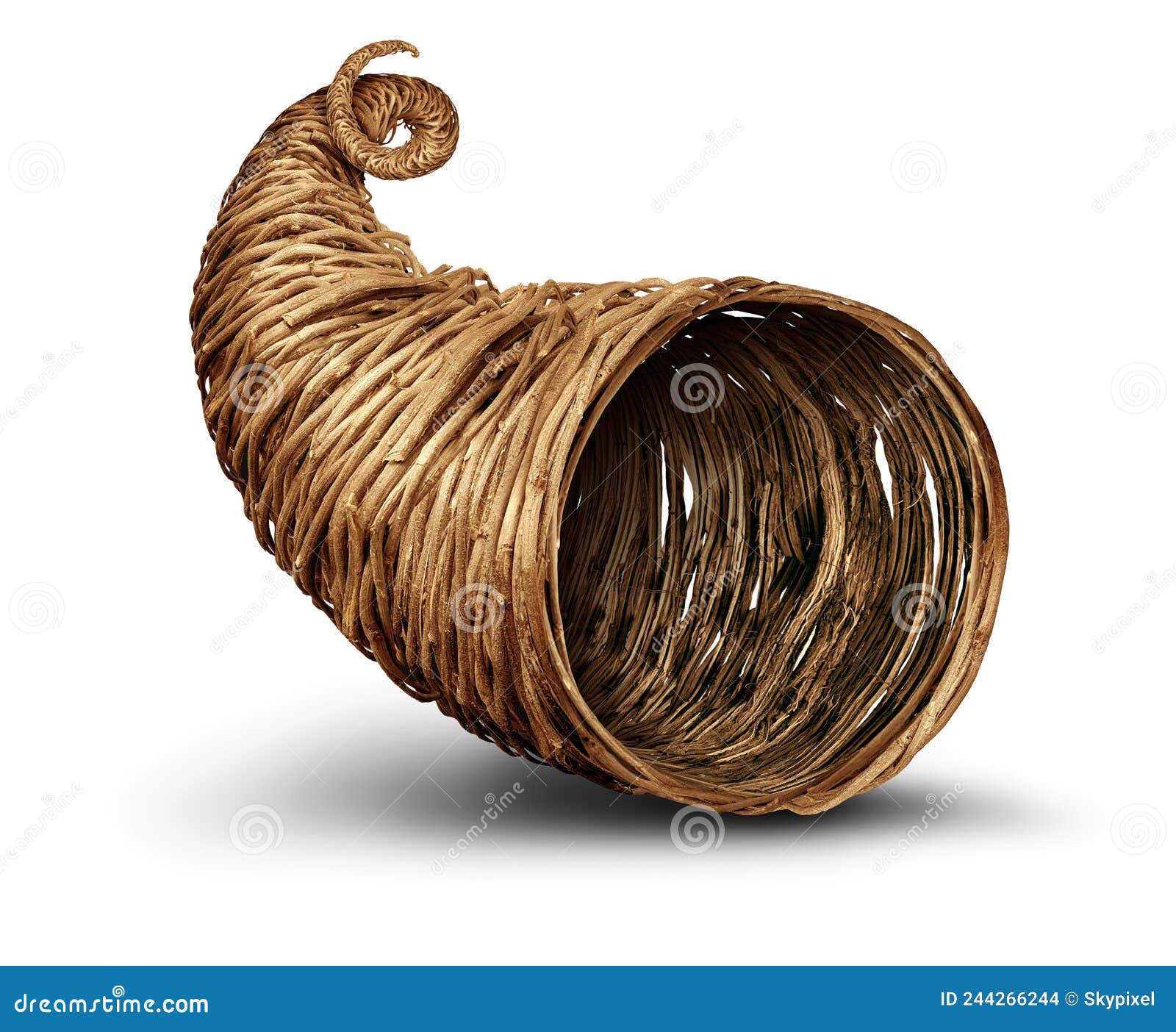 Cornucopia Horn Object stock illustration. Illustration of element ...