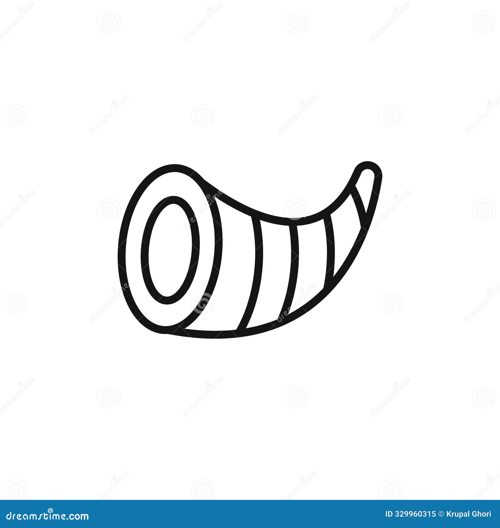 Cornucopia Icon Logo Sign Vector Outline Stock Illustration ...