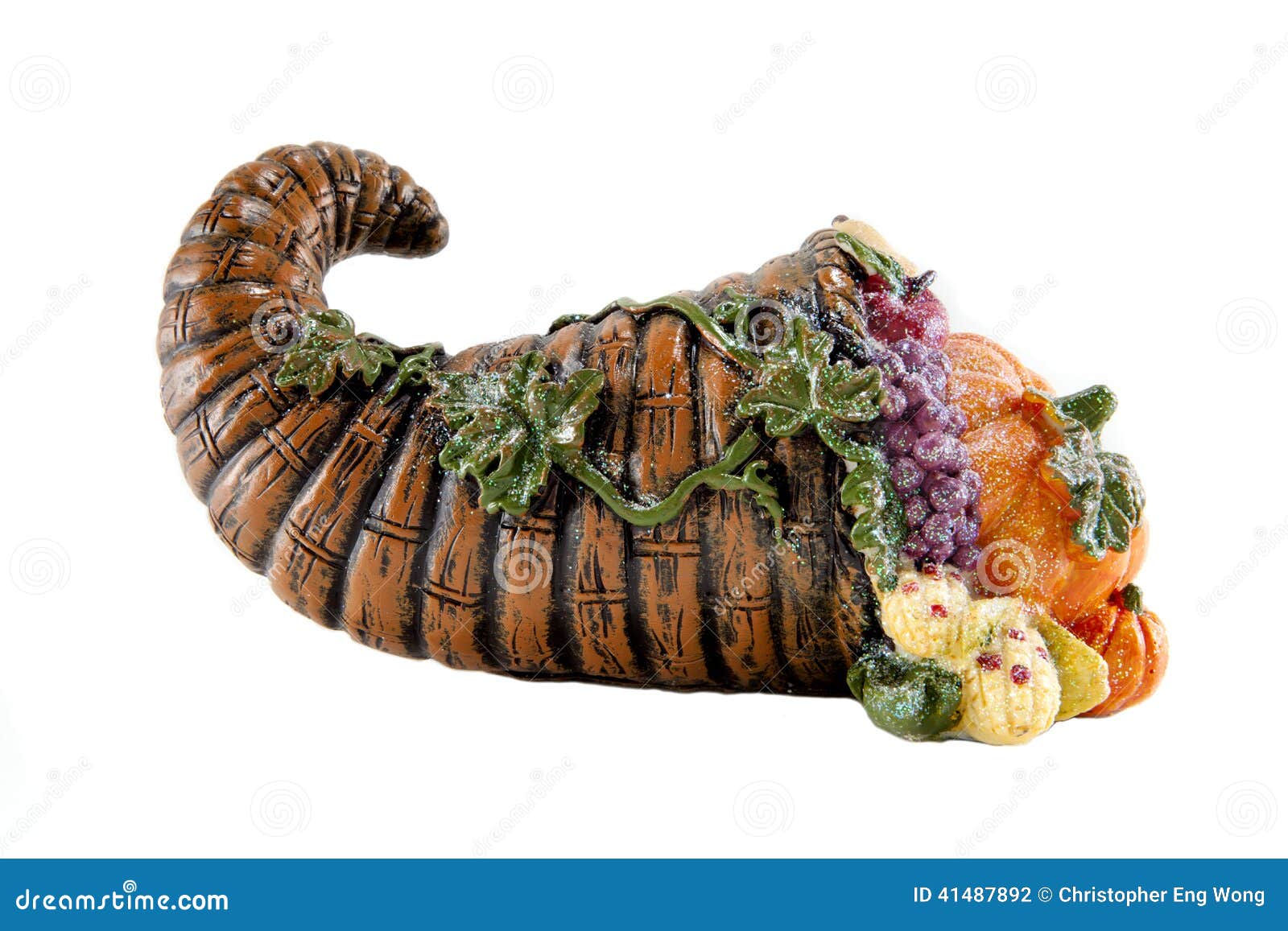 Cornucopia stock photo. Image of centerpiece, object - 41487892