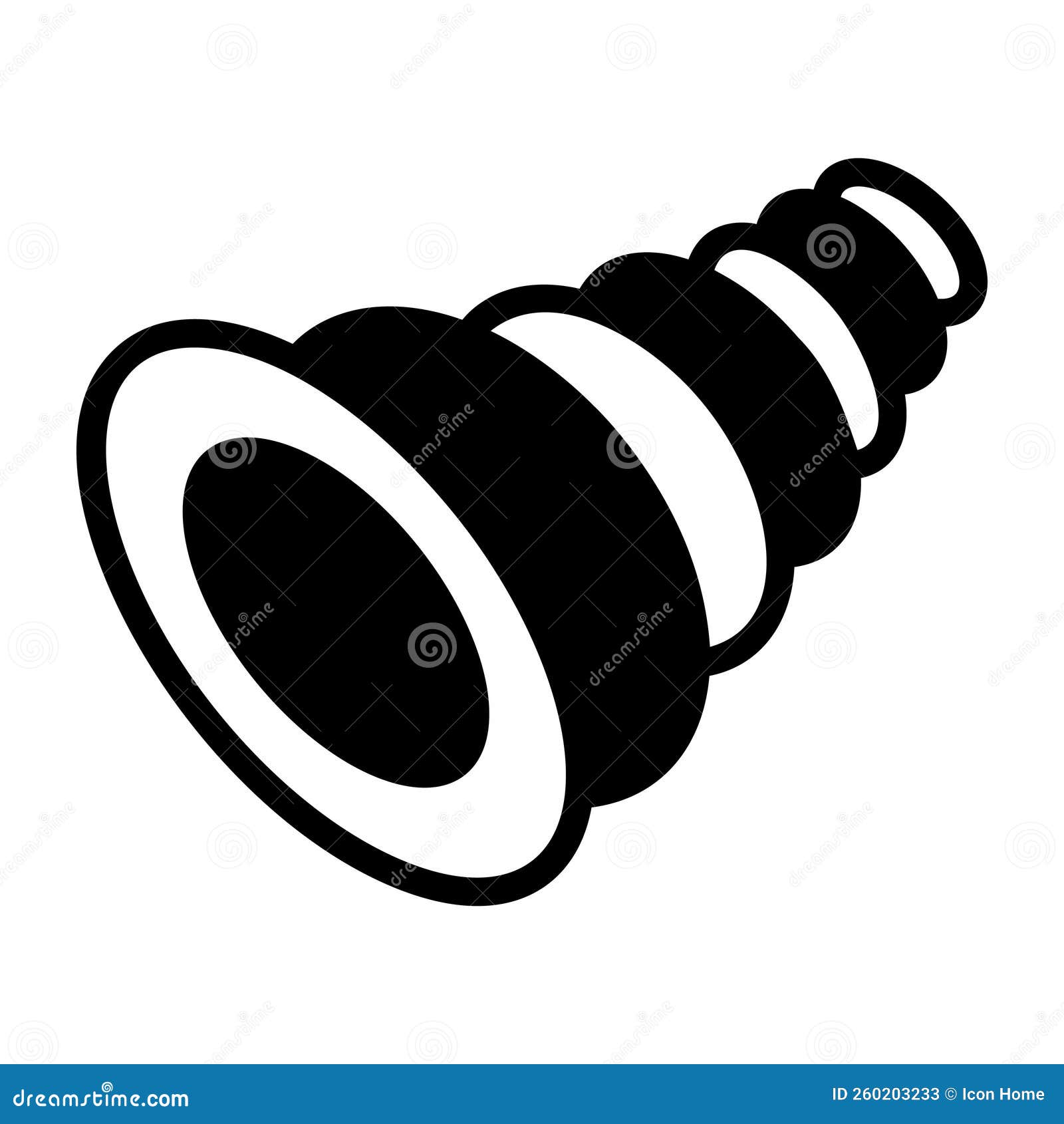 Cornucopia Vector Black Filled Outline Icon. Modern Thin Line Symbols ...