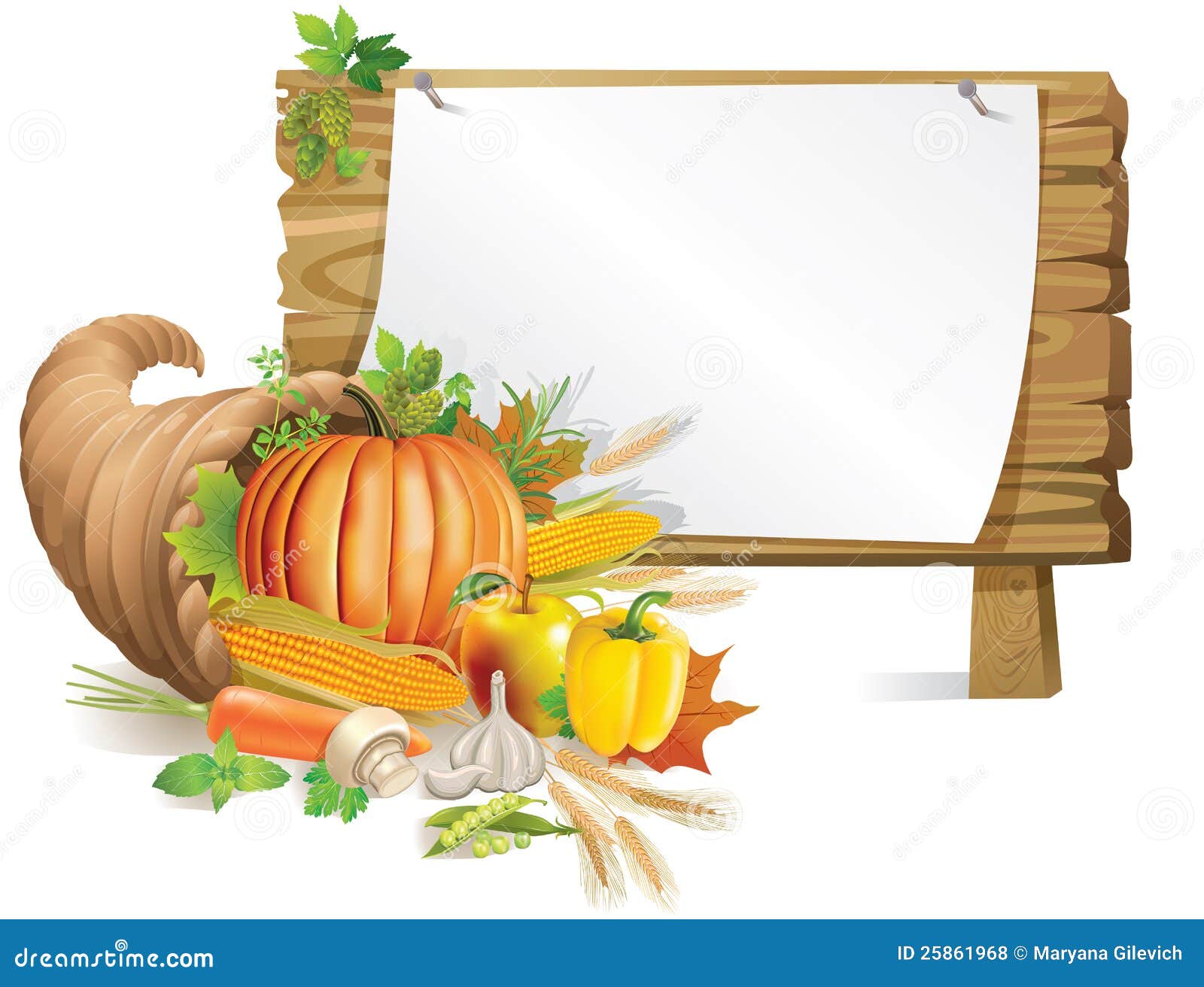 Cornucopia Border Clip Art