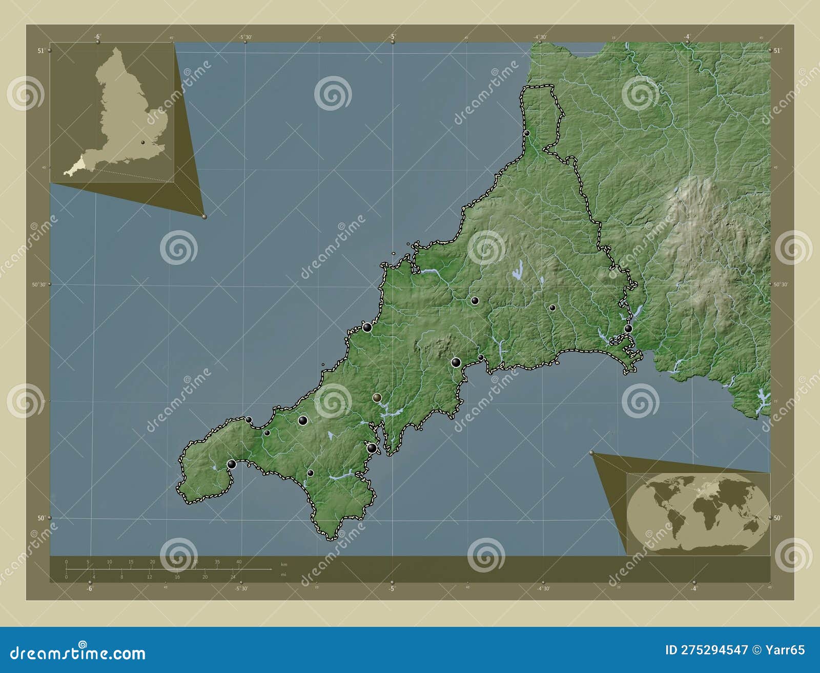 Cornwall, England - Great Britain. Wiki. Major Cities Stock ...