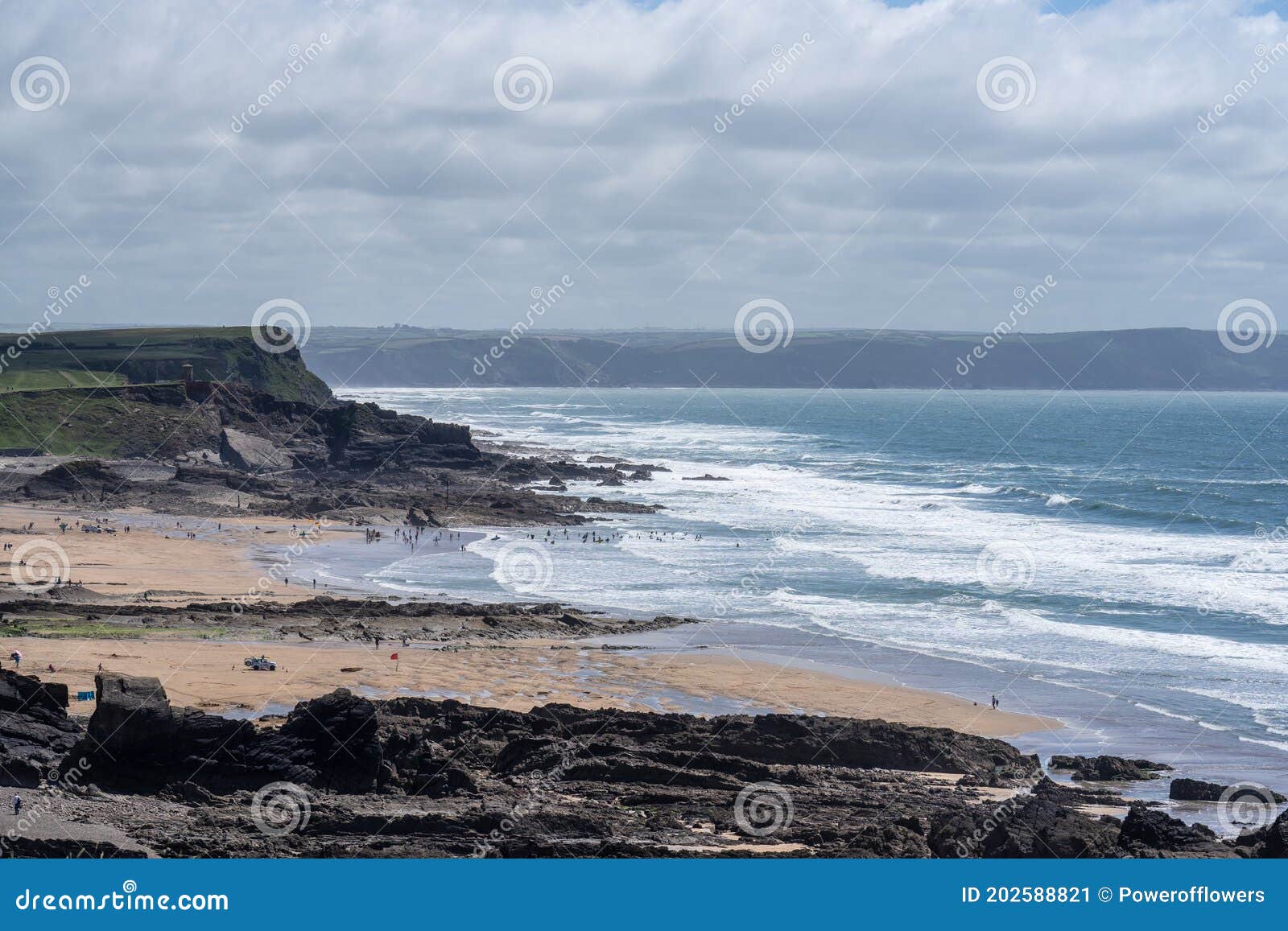Cornwall Coastline is Mostly Occupied by High Cliffs, but Also ...