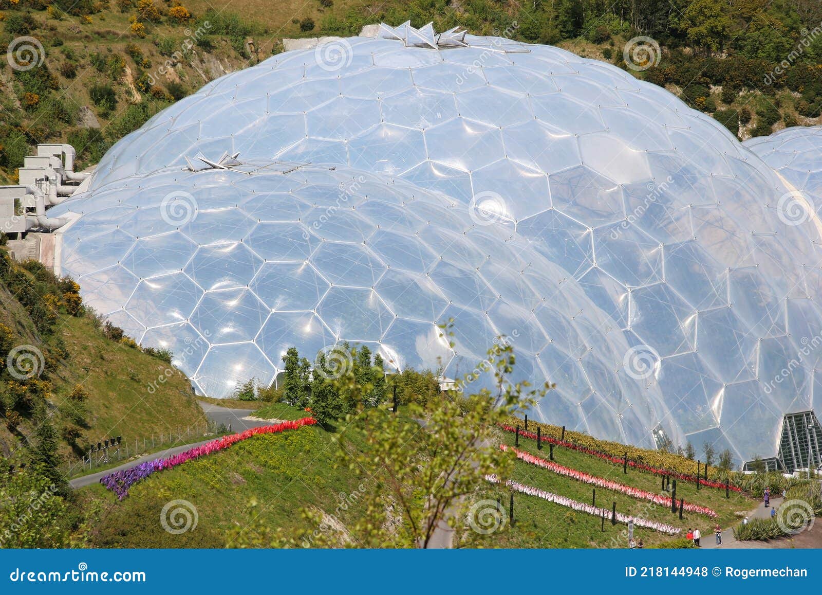 Biospheres And Gardens At Eden Project Royalty-Free Stock Photo ... Biospheres And Gardens At Eden Project Royalty-Free Stock Photo ...