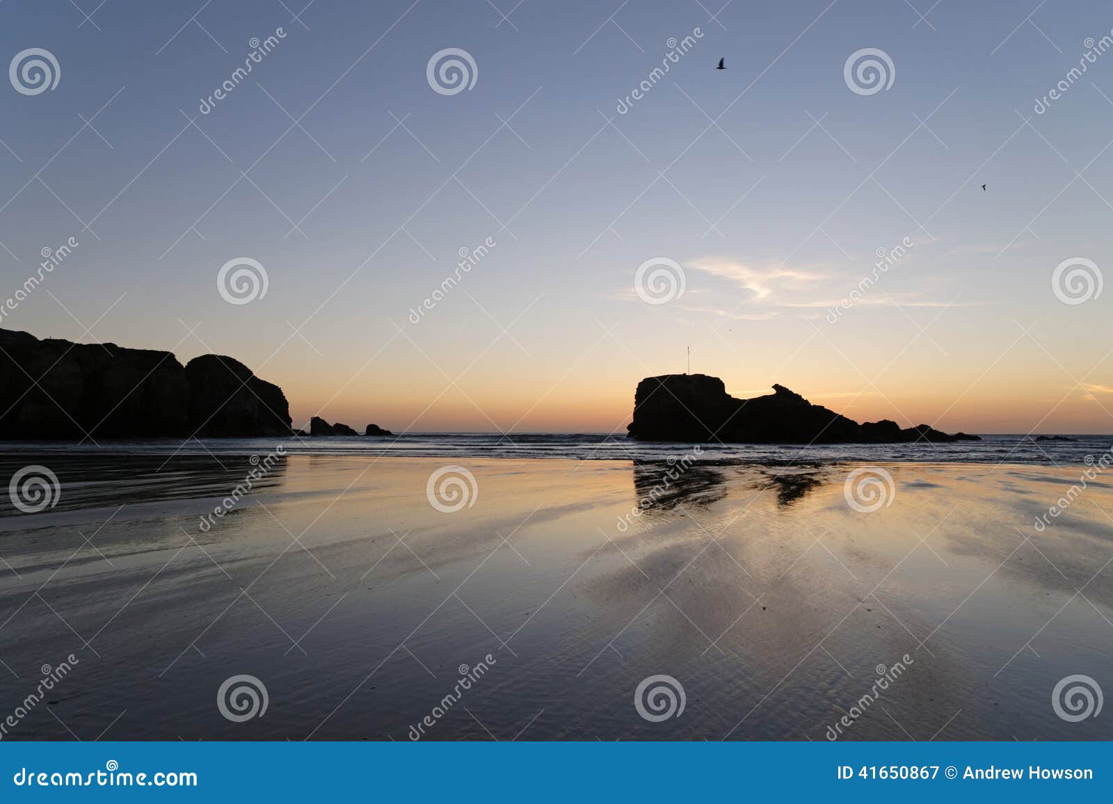 Cornwall sunset stock image. Image of britain, yellow - 41650867