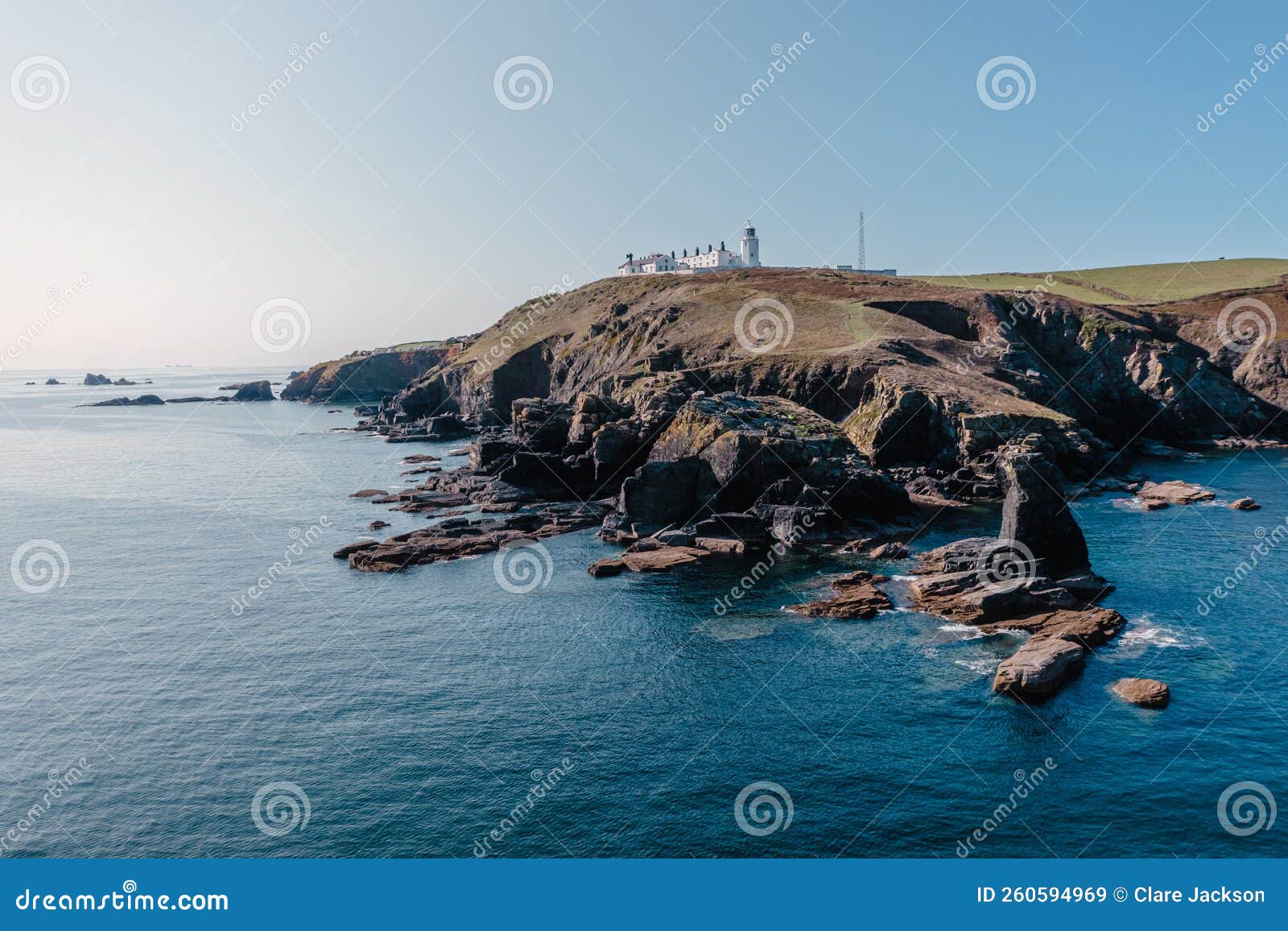 Trinity House Lighthose on the Lizard Peninsula in Cornwall, UK ...