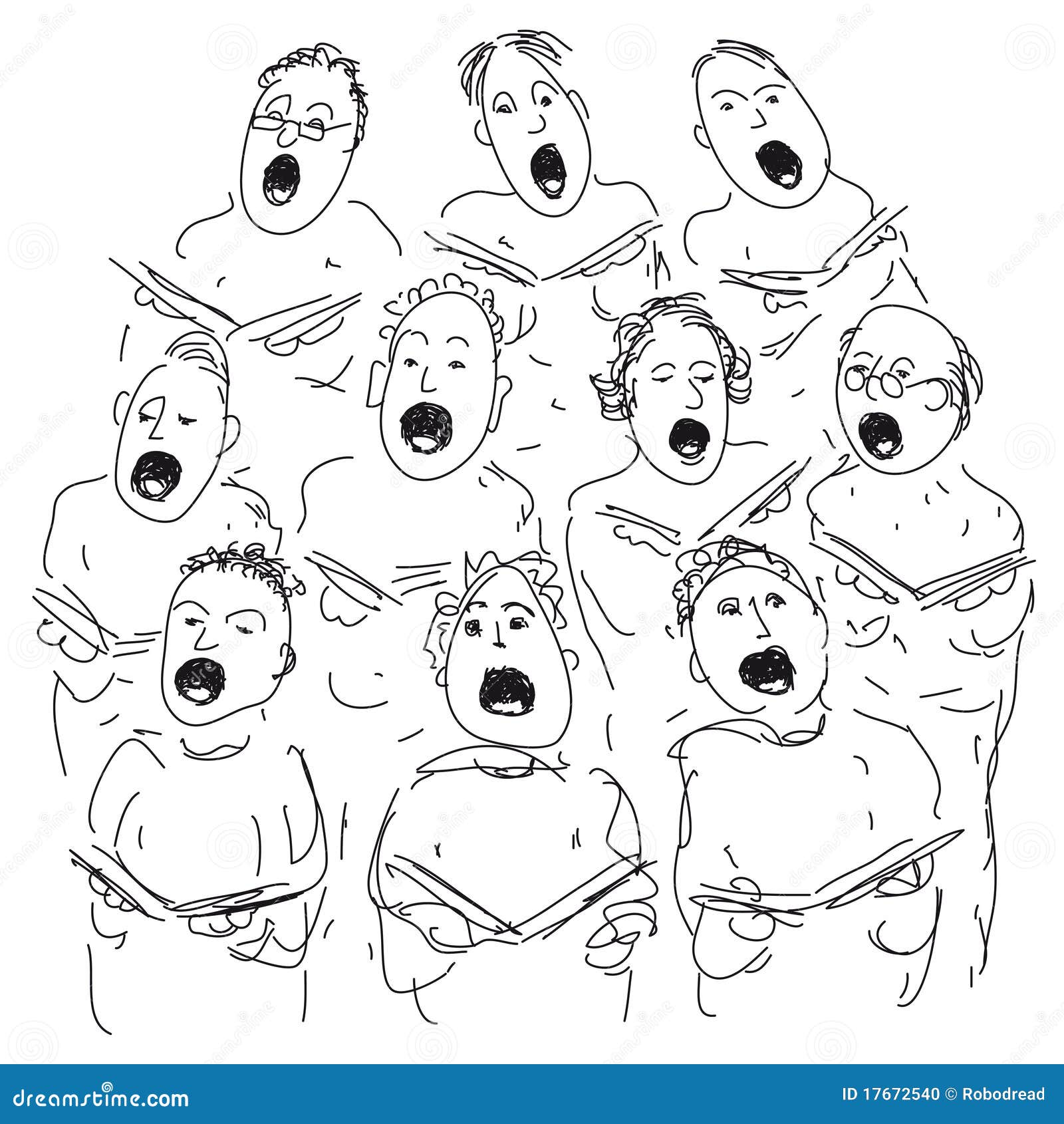 Chanting Ilustraciones Stock, Vectores, Y Clipart – (308 Ilustraciones ...