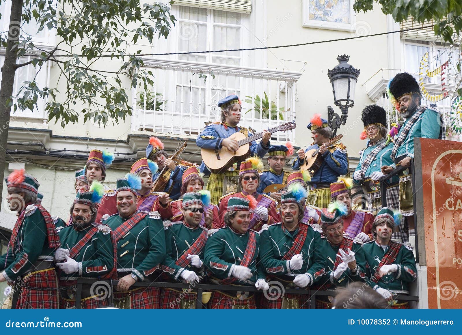 Coro in Cadiz Carnival, Spain Editorial Photography - Image of dress ...