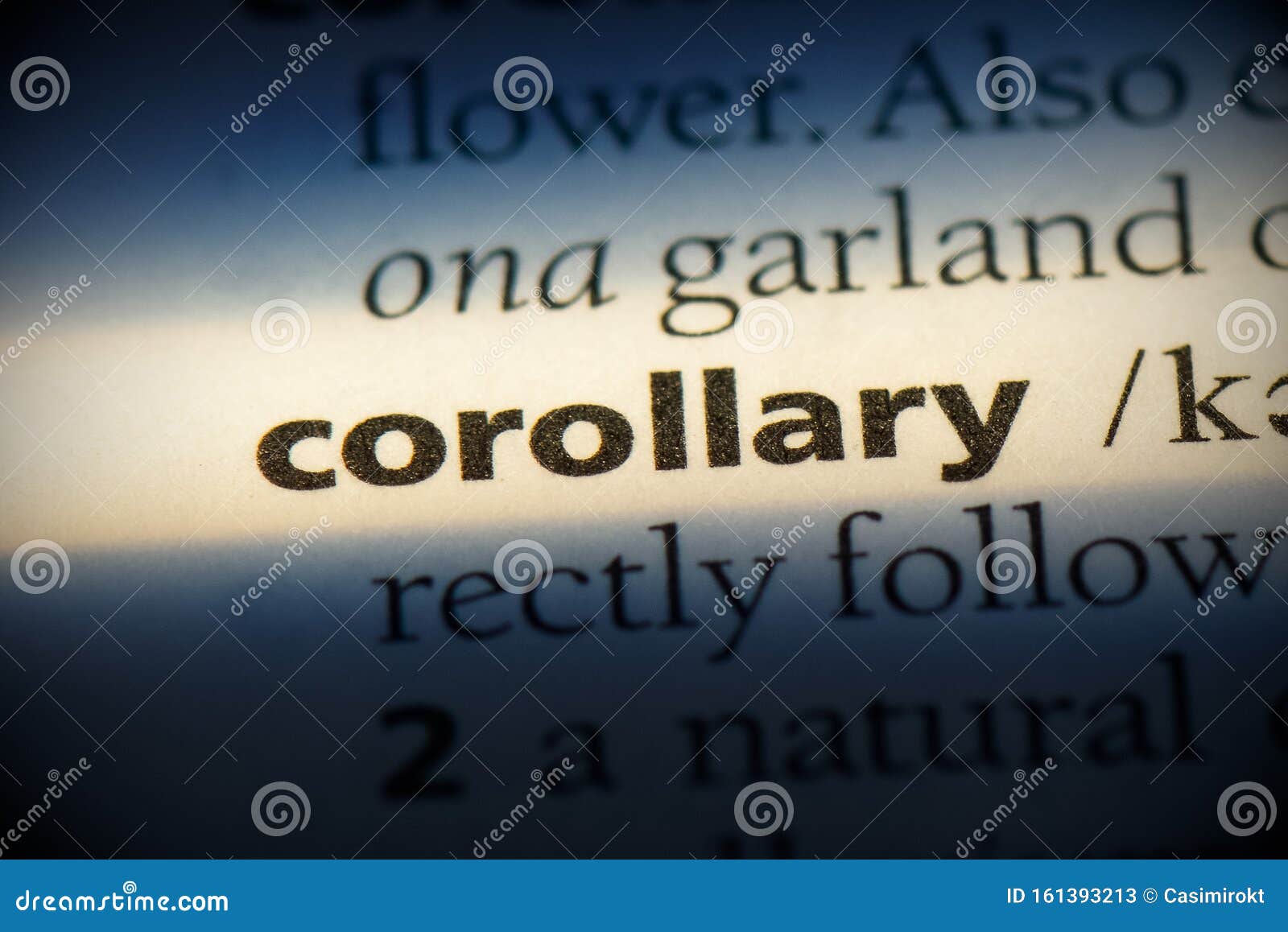 Corollary stock image. Image of book, text, close, corollary - 161393213