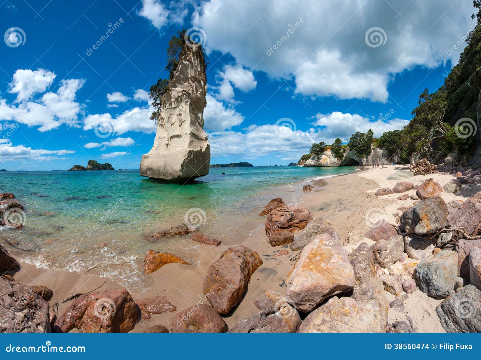Coromandel stock photo. Image of erosion, beautiful, blue - 38560474