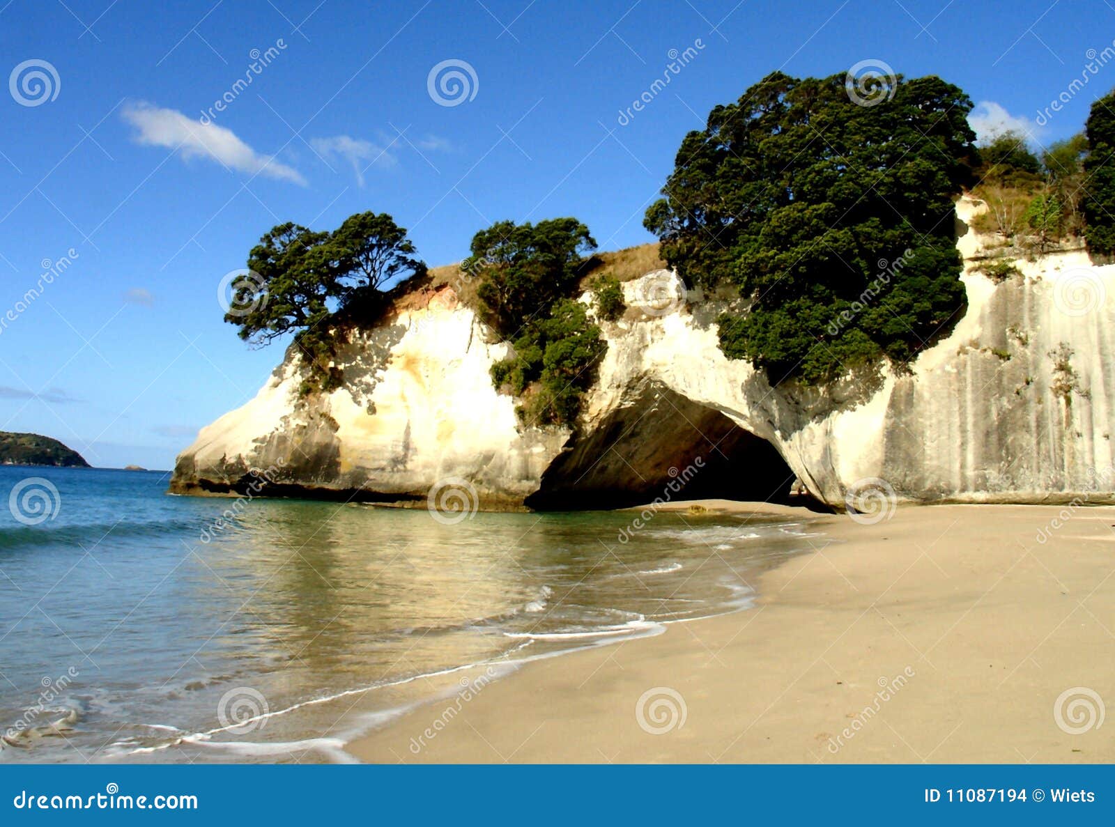 Coromandel Beach stock photo. Image of north, rock, island - 11087194