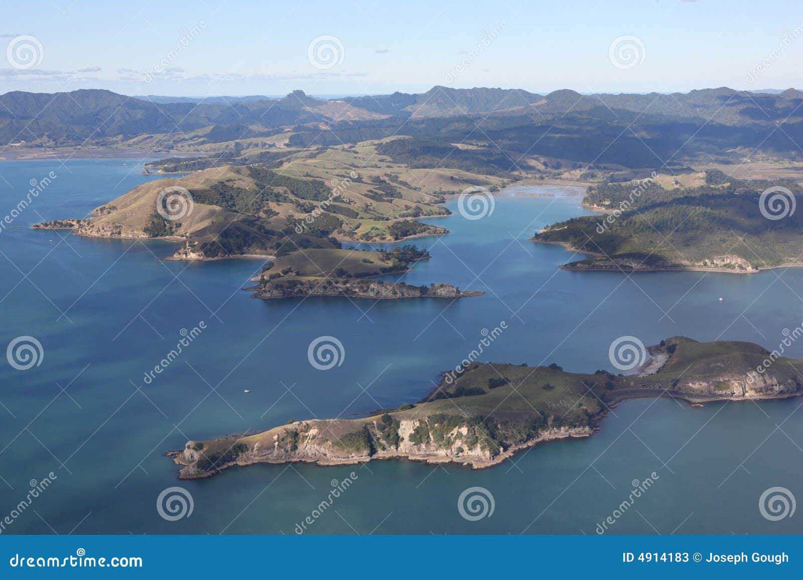 Coromandel Coast, New Zealand Stock Image - Image of hills, coastline ...