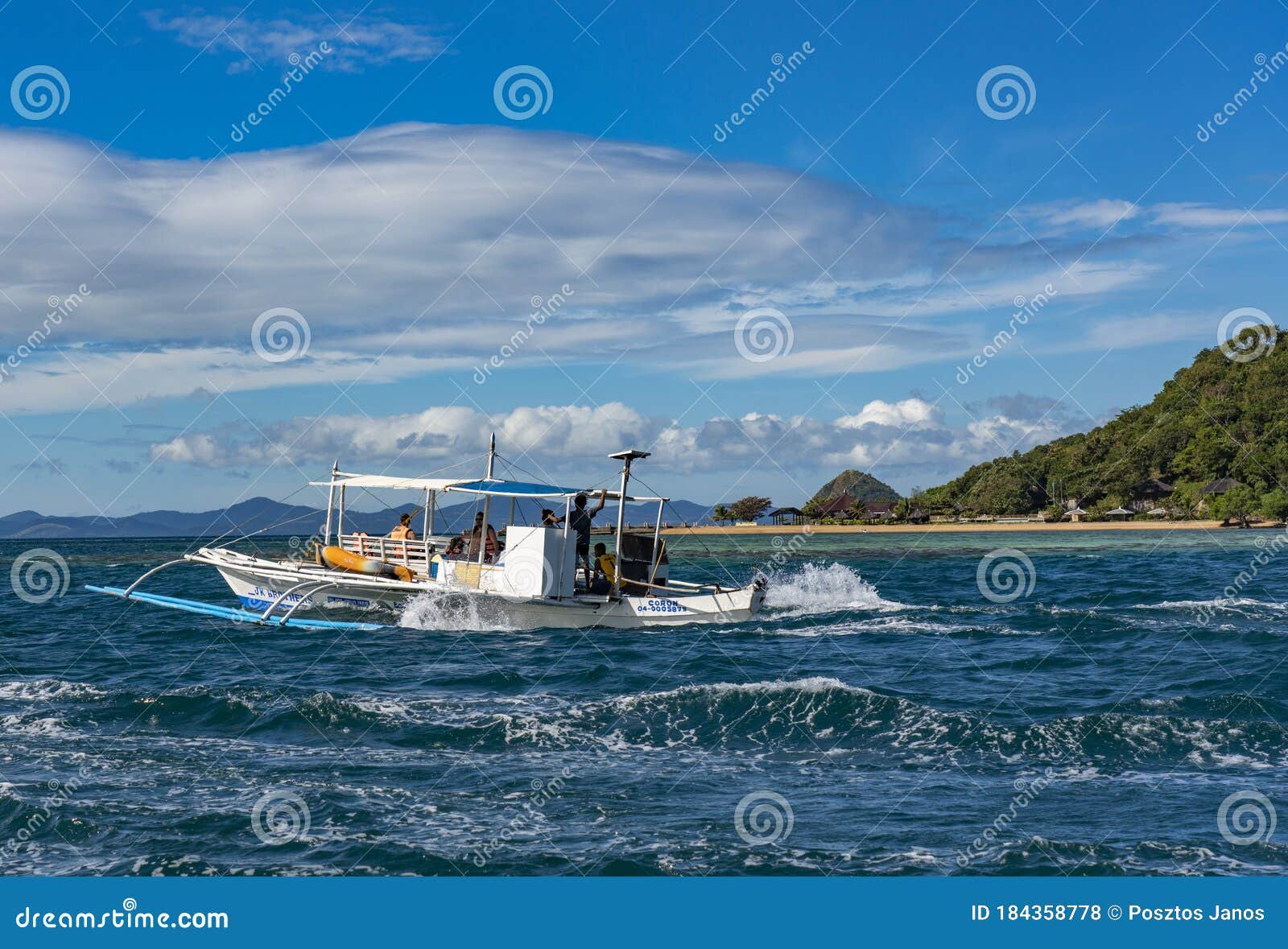 Coron city, Philippines editorial stock photo. Image of destination ...