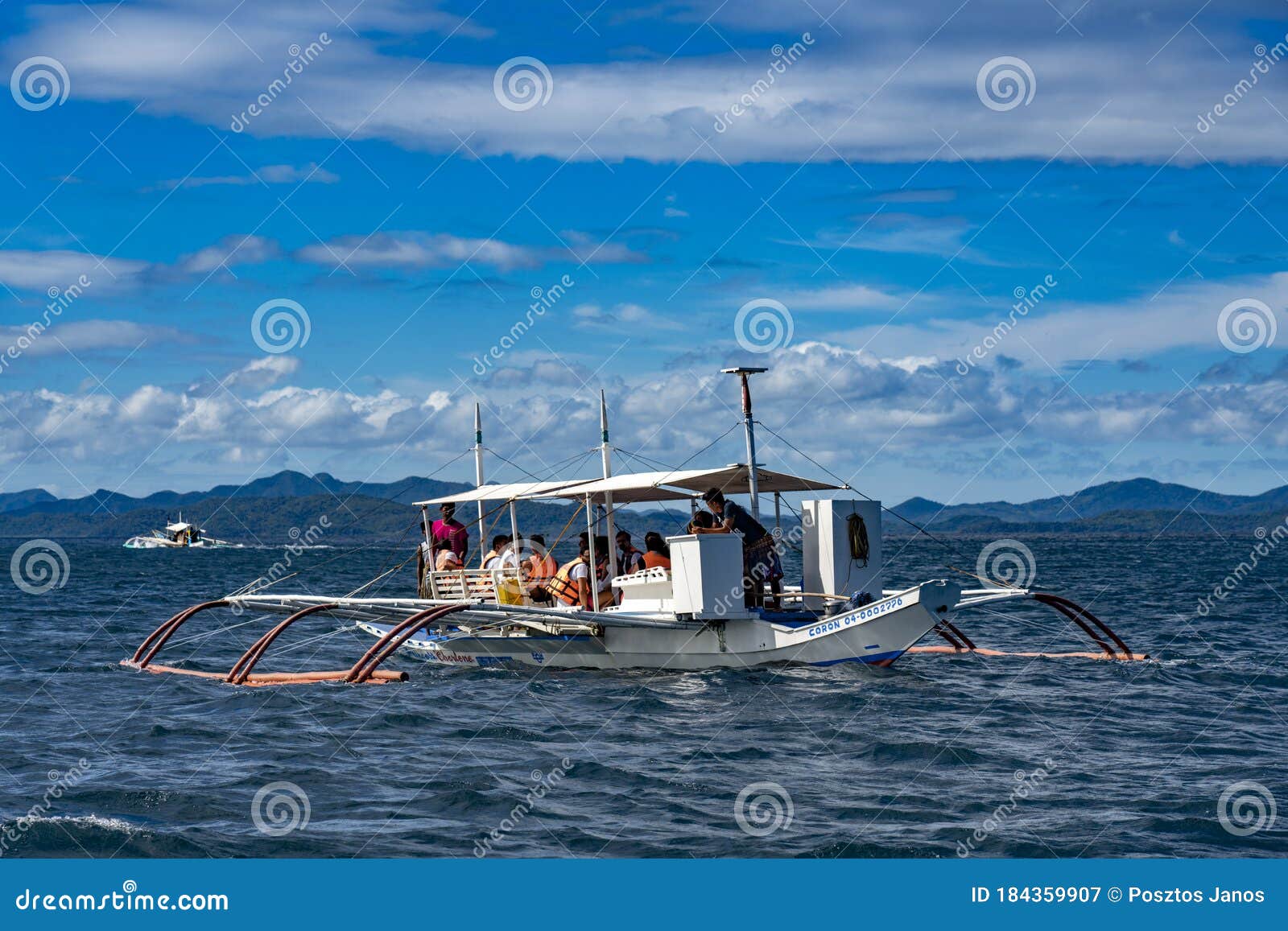 Coron city, Philippines editorial photography. Image of fishing - 184359907