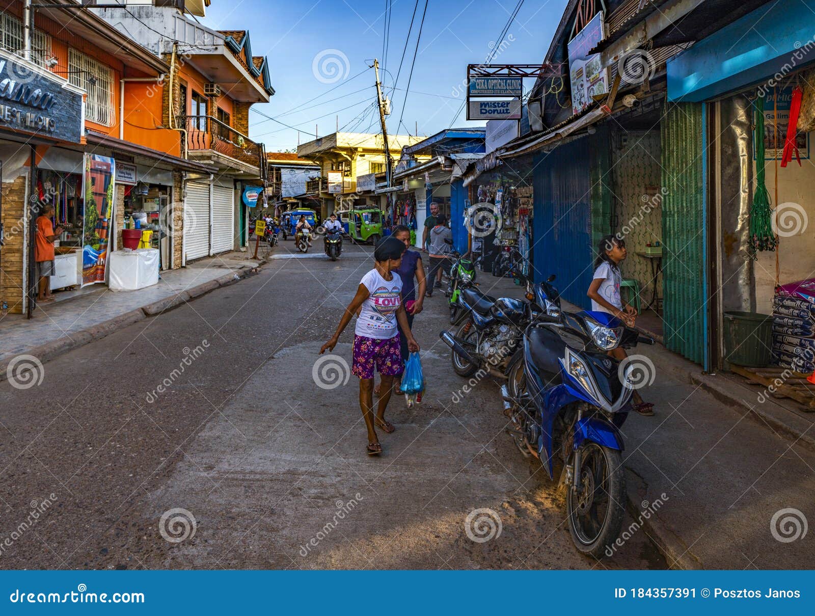 Coron city, Philippines editorial photo. Image of house - 184357391