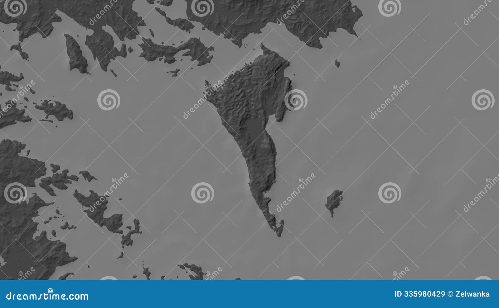 Coron Island. Philippines. Bilevel Stock Illustration - Illustration of ...
