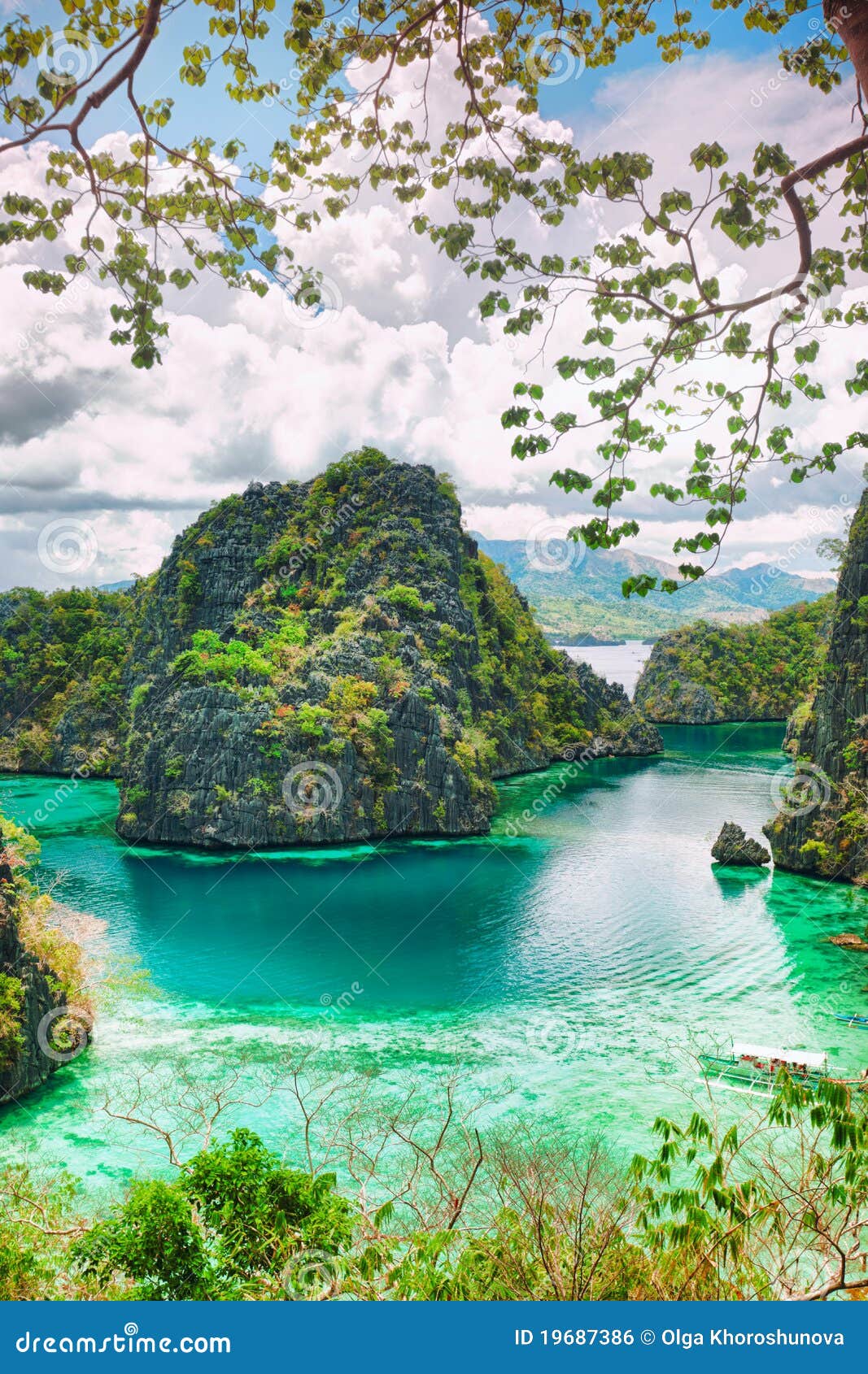 Coron lagoon stock photo. Image of paradise, lake, scenery - 19687386