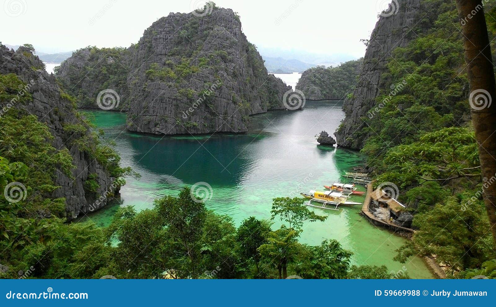 Coron Palawan stock photo. Image of philippines, green - 59669988