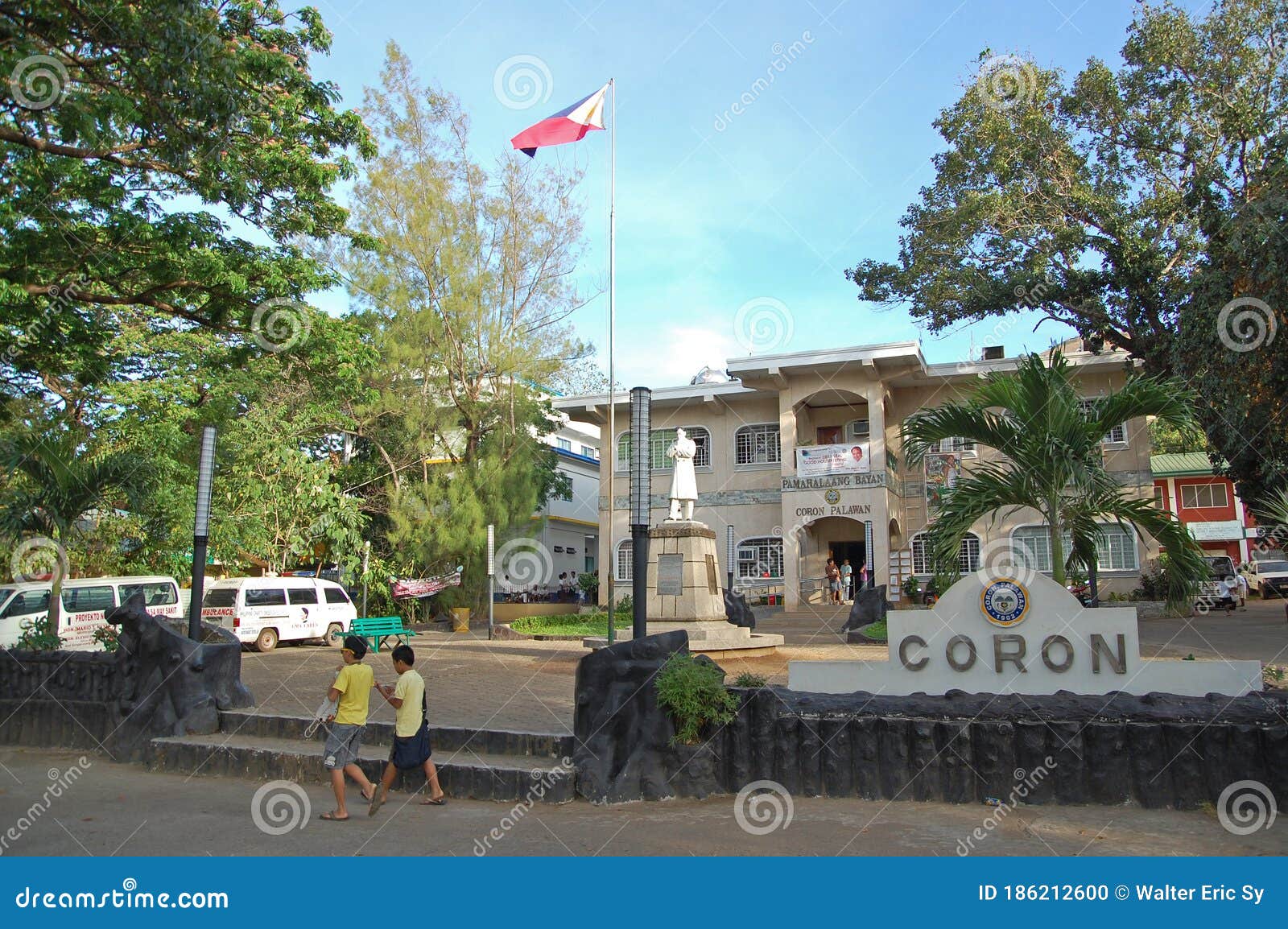 Coron Town Hall in Coron, Palawan, Philippines Editorial Image - Image ...
