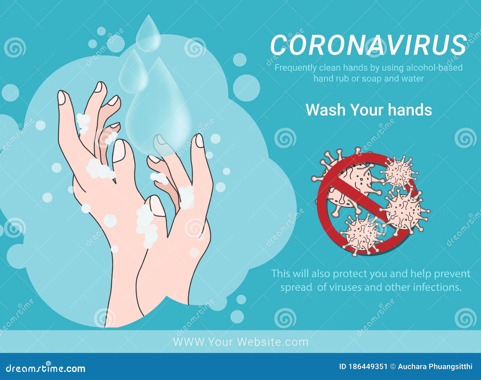 Washing Your Hands. Corona Virus 2020. Wuhan Virus Disease, Virus ...