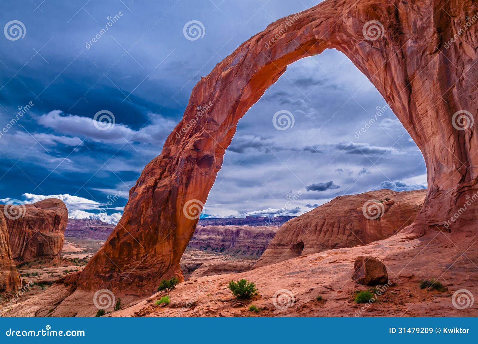 Corona Arch stock image. Image of utah, hiking, formation - 31479209
