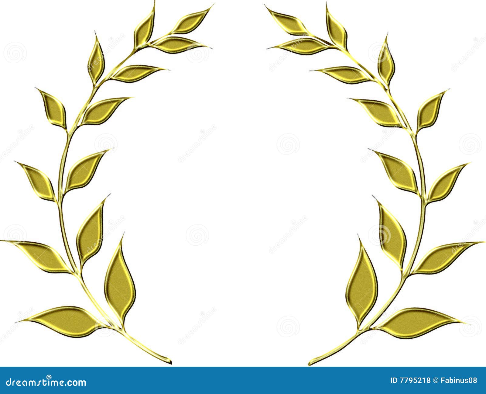 Corona del laurel stock de ilustración. Ilustración de regalo - 7795218