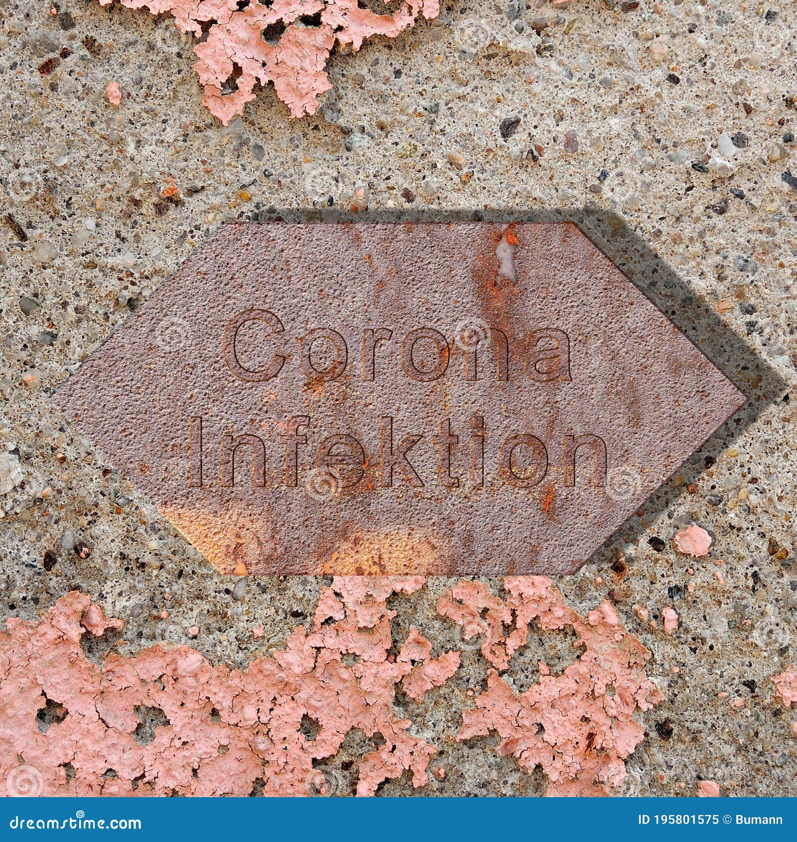 Corona Infection - Word or Text As 3D Illustration, 3D Rendering Stock ...