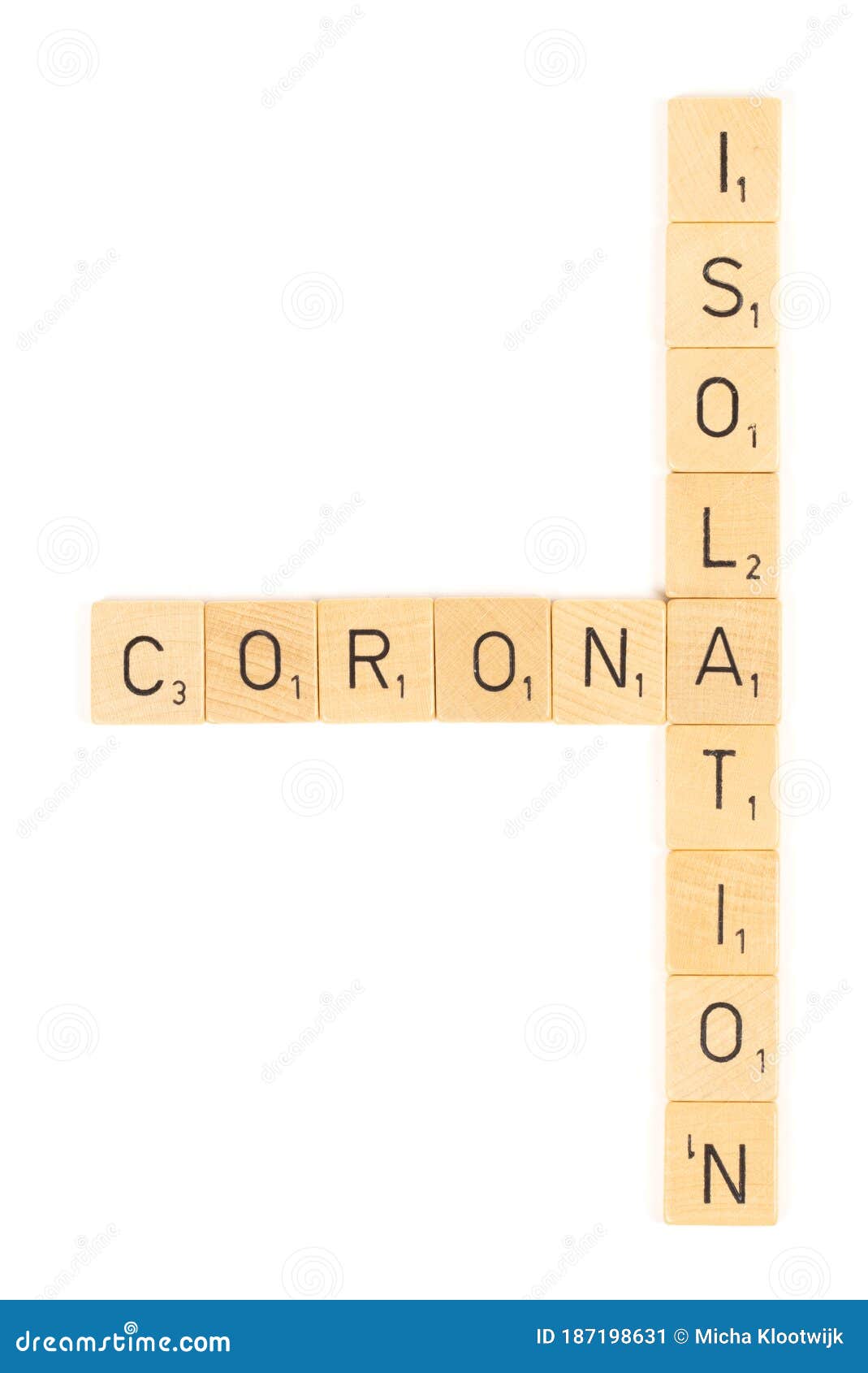 Corona Isolation Letters, Isolated Stock Image - Image of 2019ncov ...