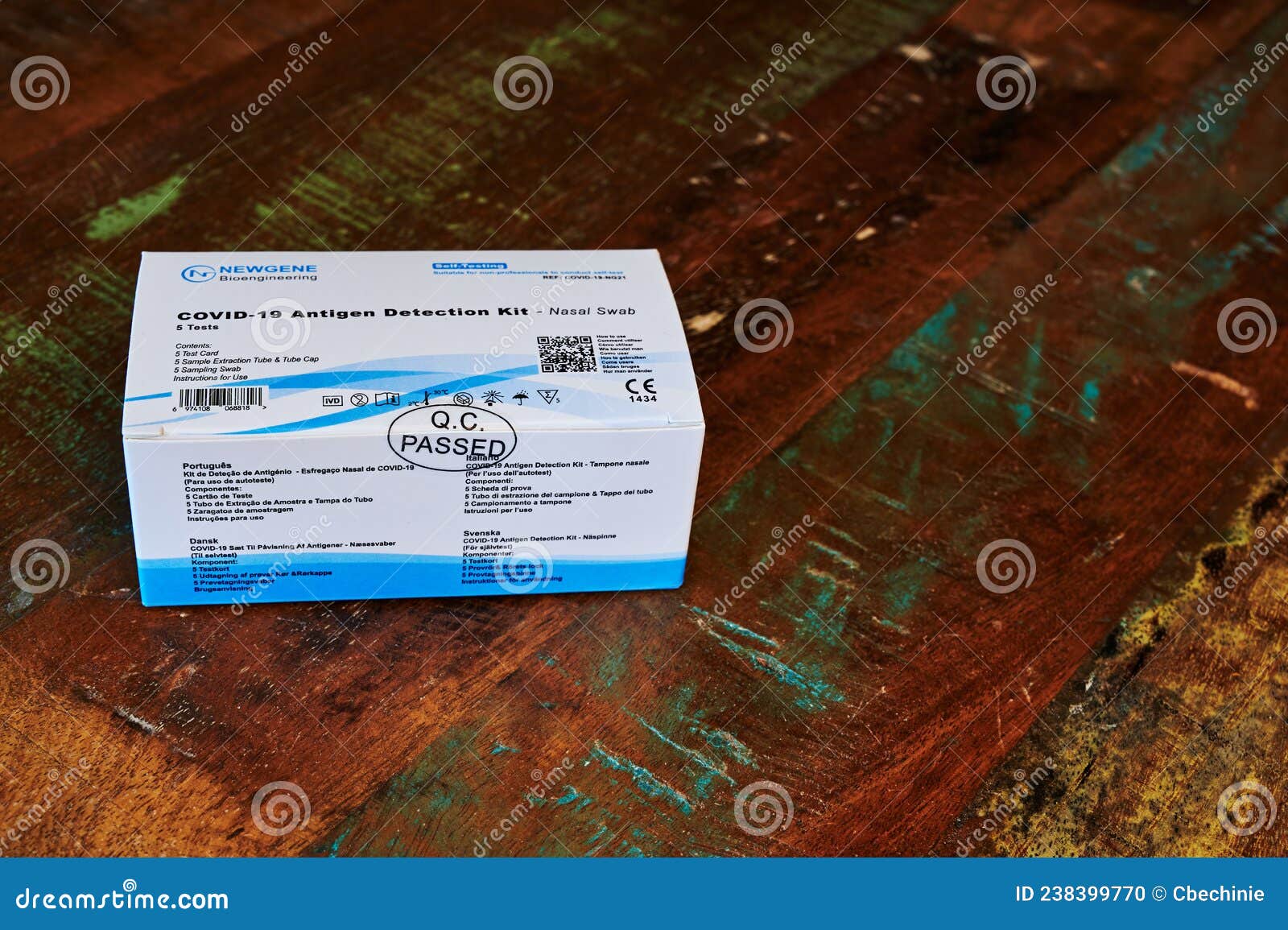 Corona Rapid Test Kit for Quick Testing Editorial Image - Image of ...