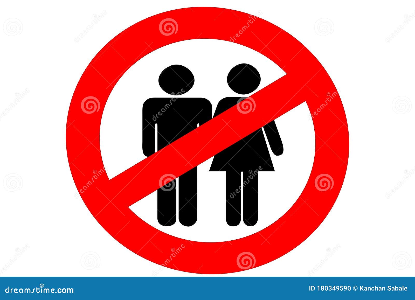 Corona Virus Avoid Close Contact Stock Illustration - Illustration of ...