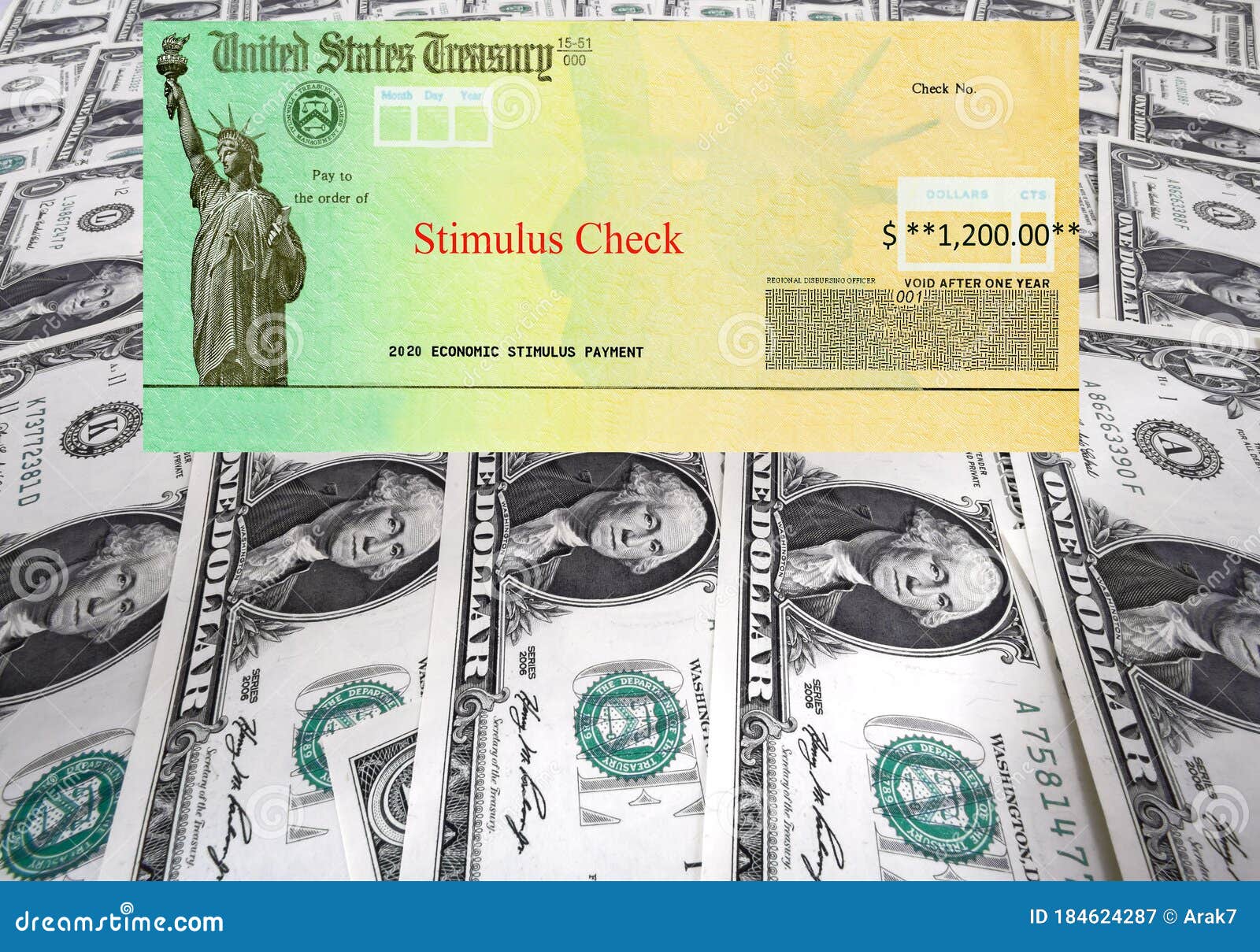 Corona Virus Covid 19 Economic Impact Payment Stimulus Check. Editorial ...