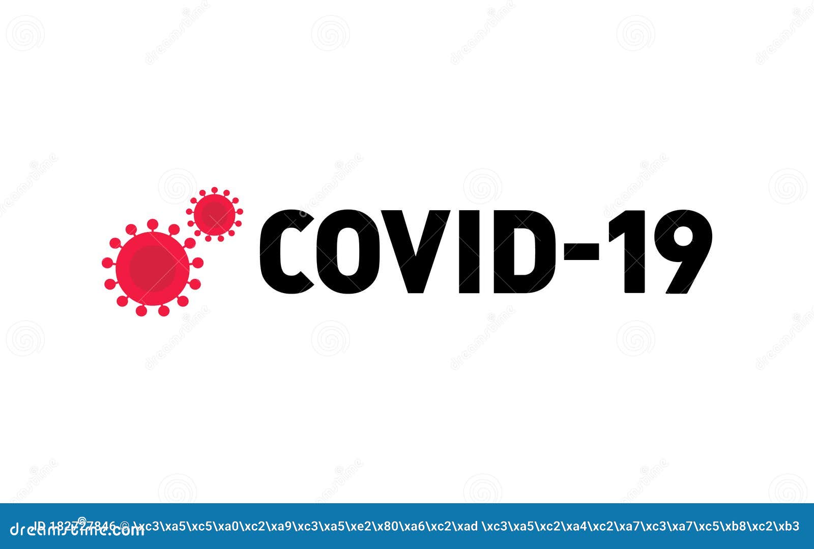 Corona Virus Covid-19 Outbreak Pandemic Symbol Vector Image Stock ...