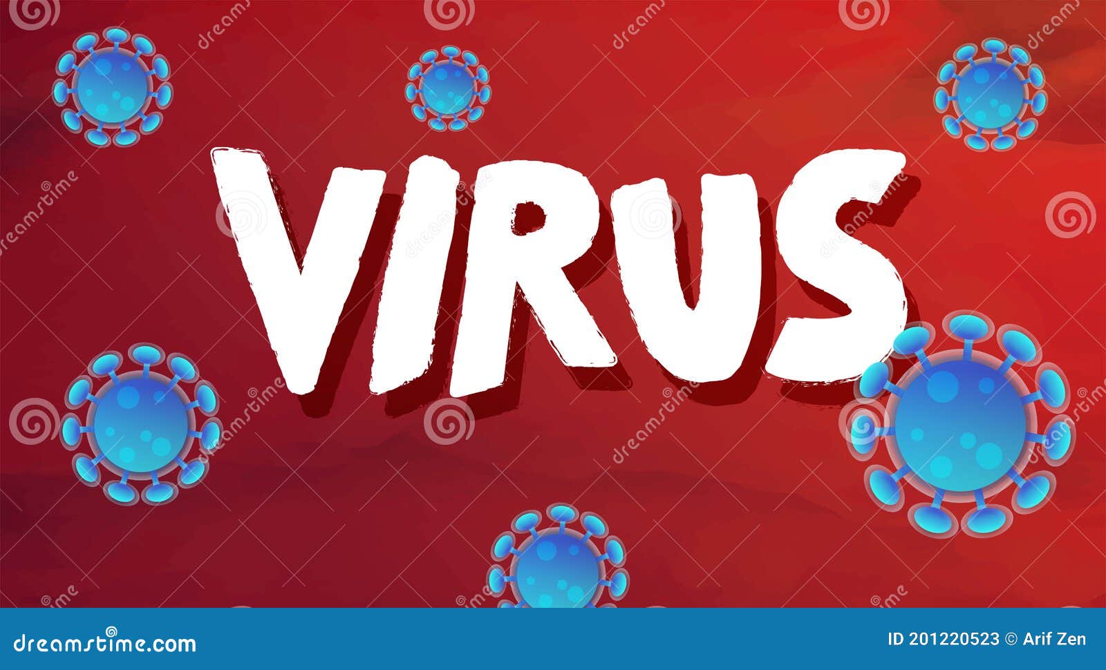 Corona Virus Lettering Design Template Vector on Red Background with ...