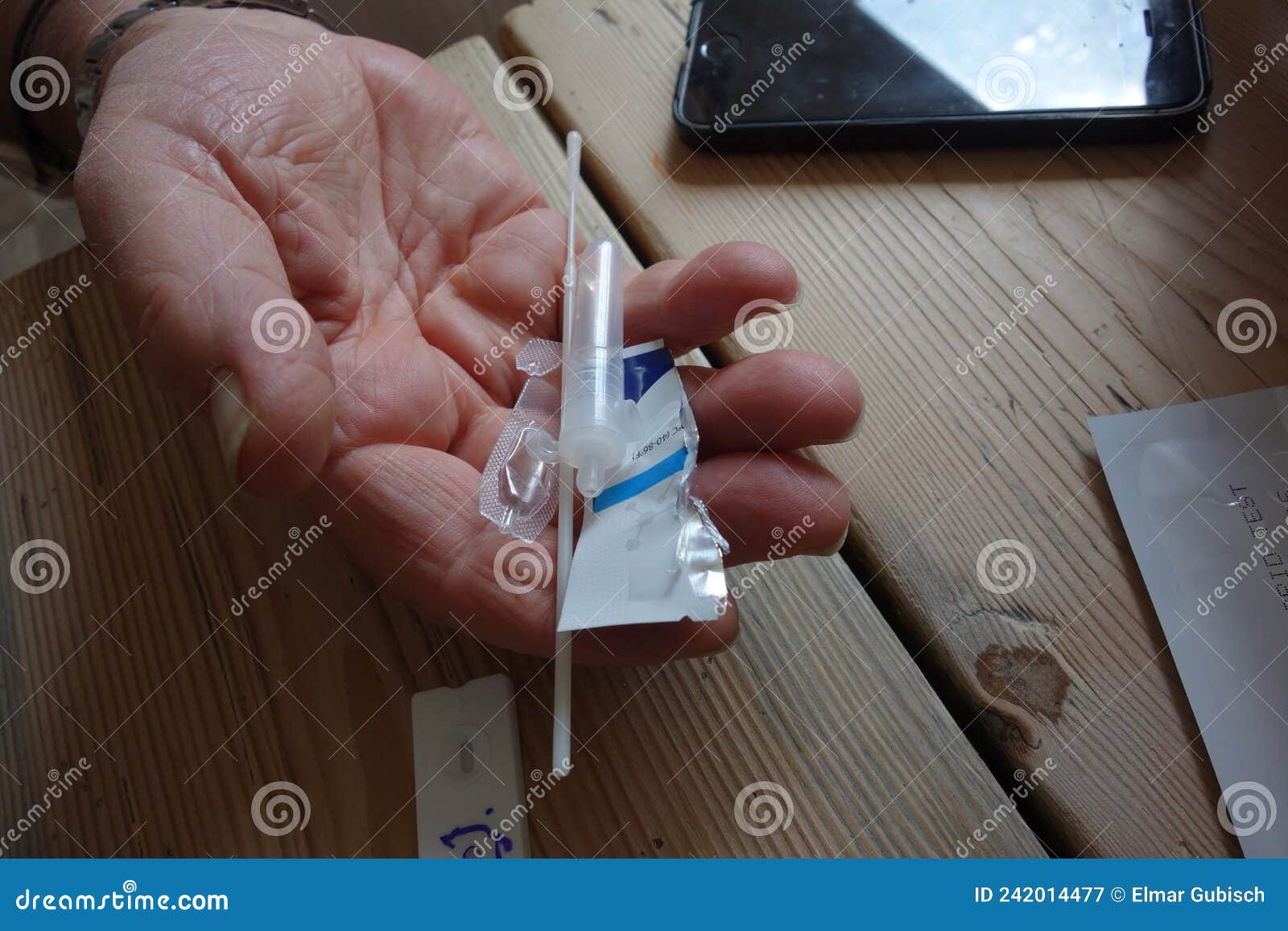 Corona Virus Rapid Antigen Test Kit Stock Image - Image of healthy ...