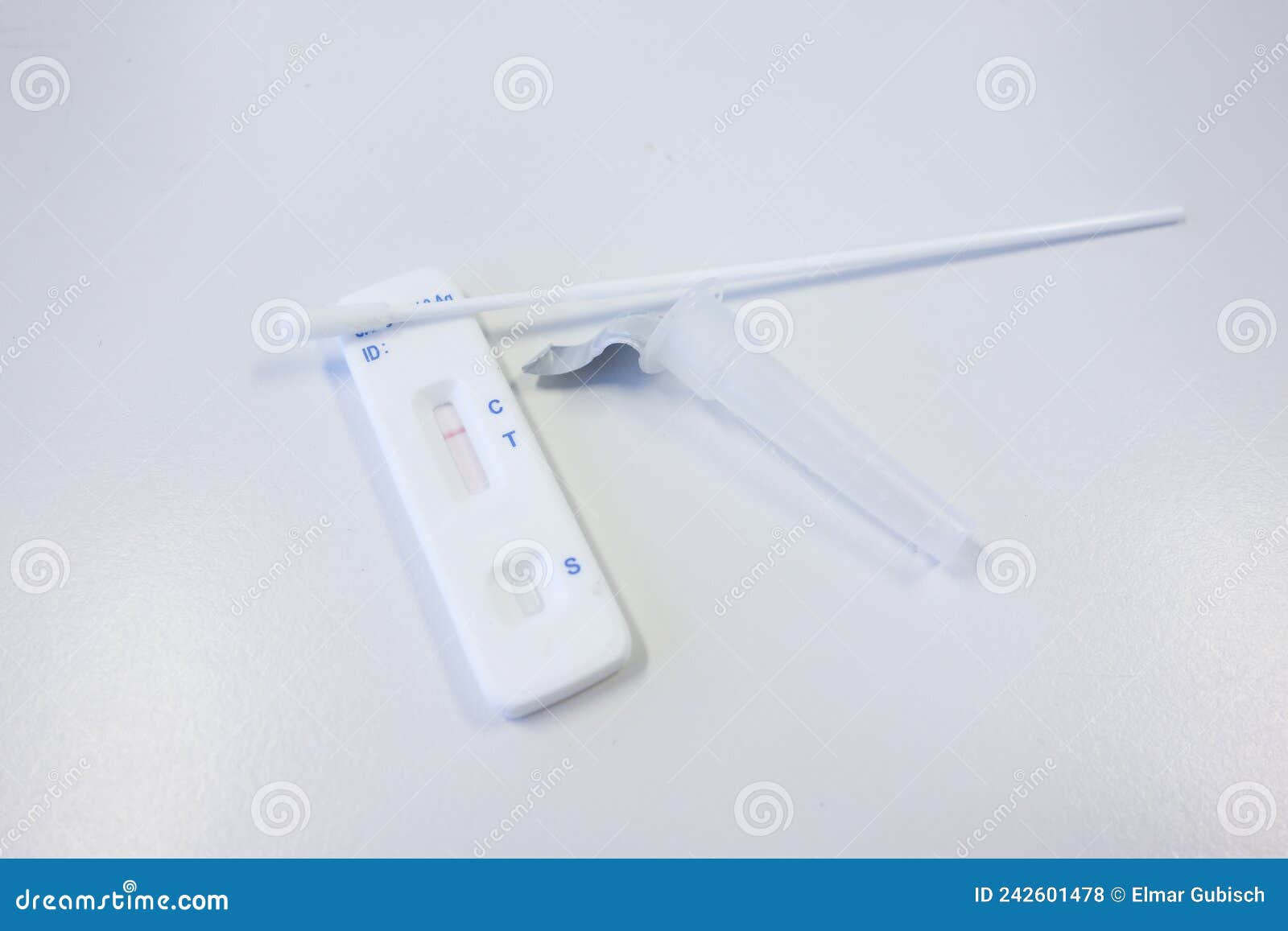 Corona Virus Rapid Antigen Test Kit Stock Photo - Image of fresh, clean ...
