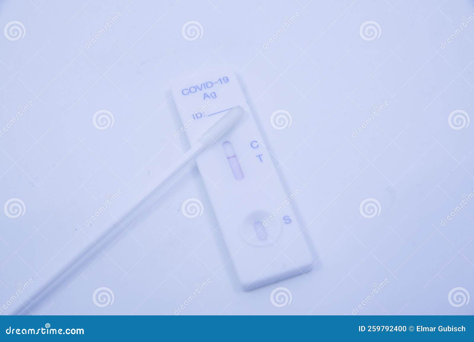 Corona Virus Rapid Antigen Test Kit Stock Photo - Image of test ...