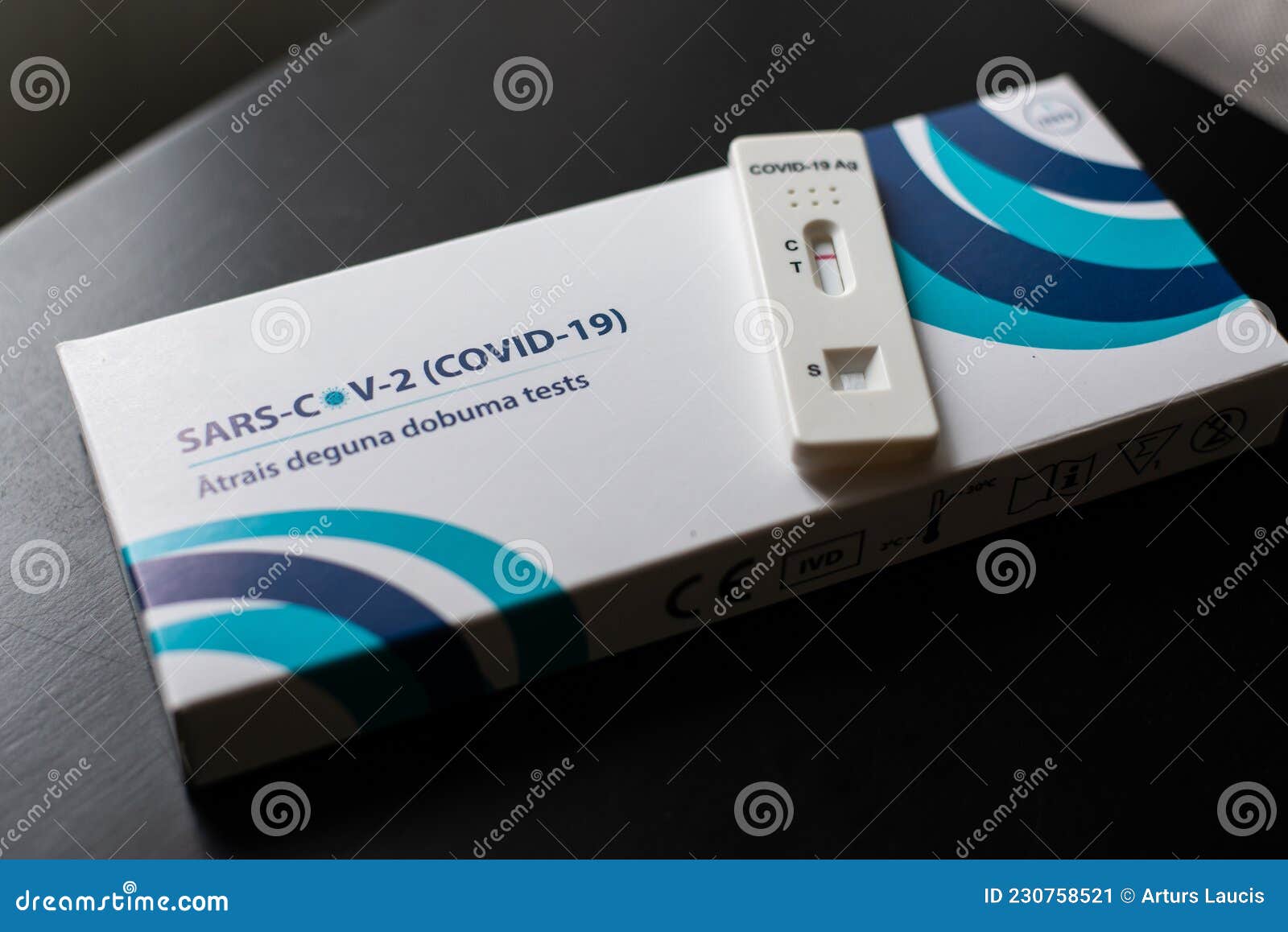 Corona Virus SARS-Cov-2 Antigen Test Kit Editorial Photo - Image of ...