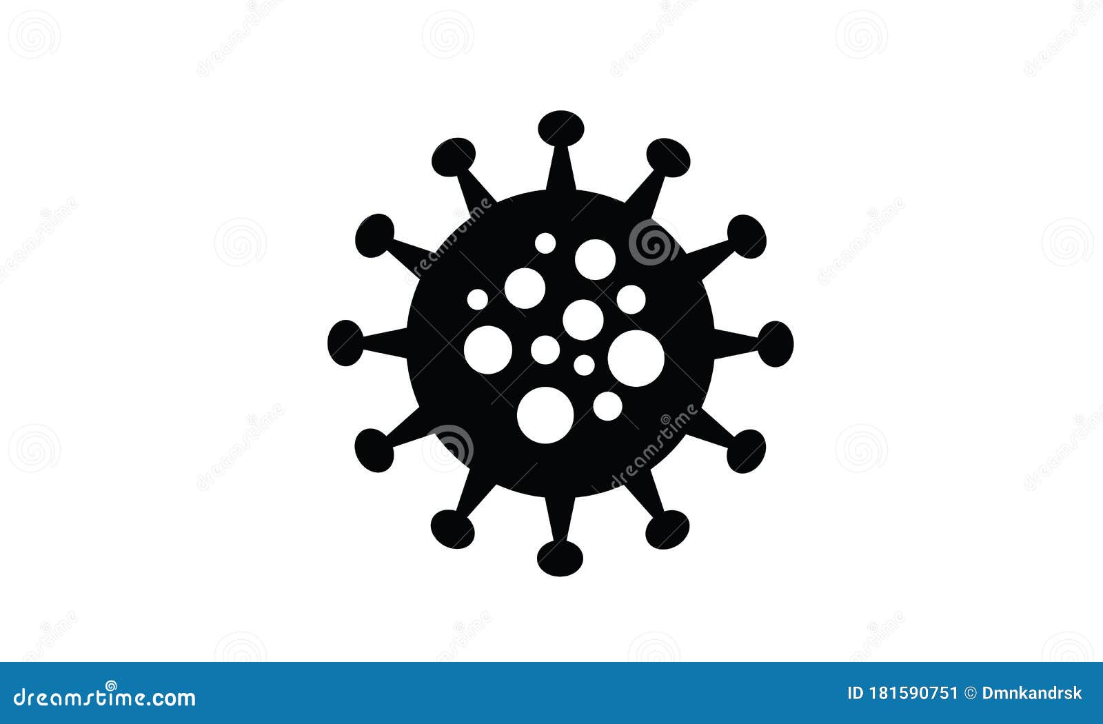 Corona Virus Symbol Covid-19 Pandemic Stock Vector - Illustration of ...