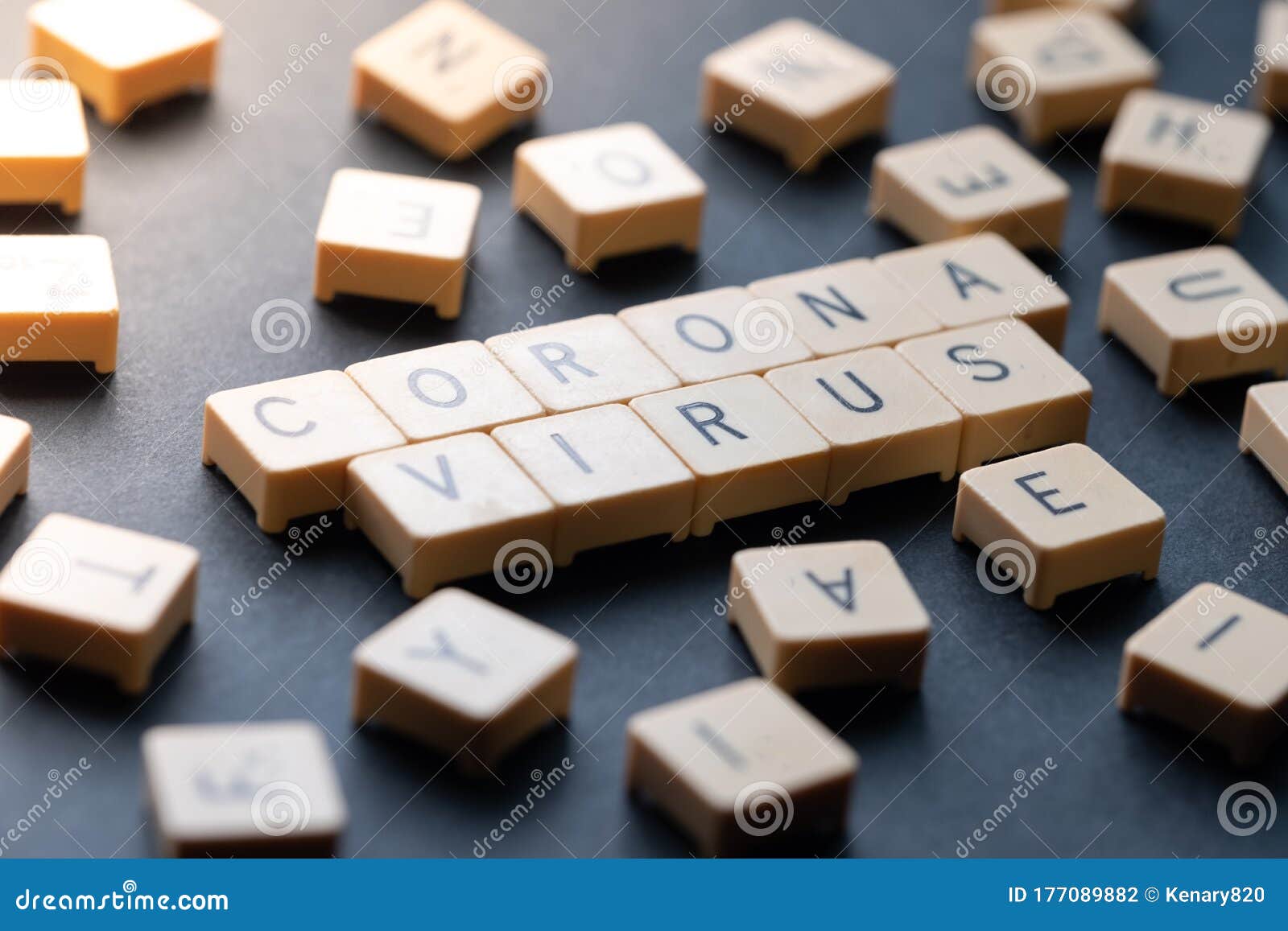 Corona Virus Corona Virus Word Tiles Stock Photo - Image of board ...