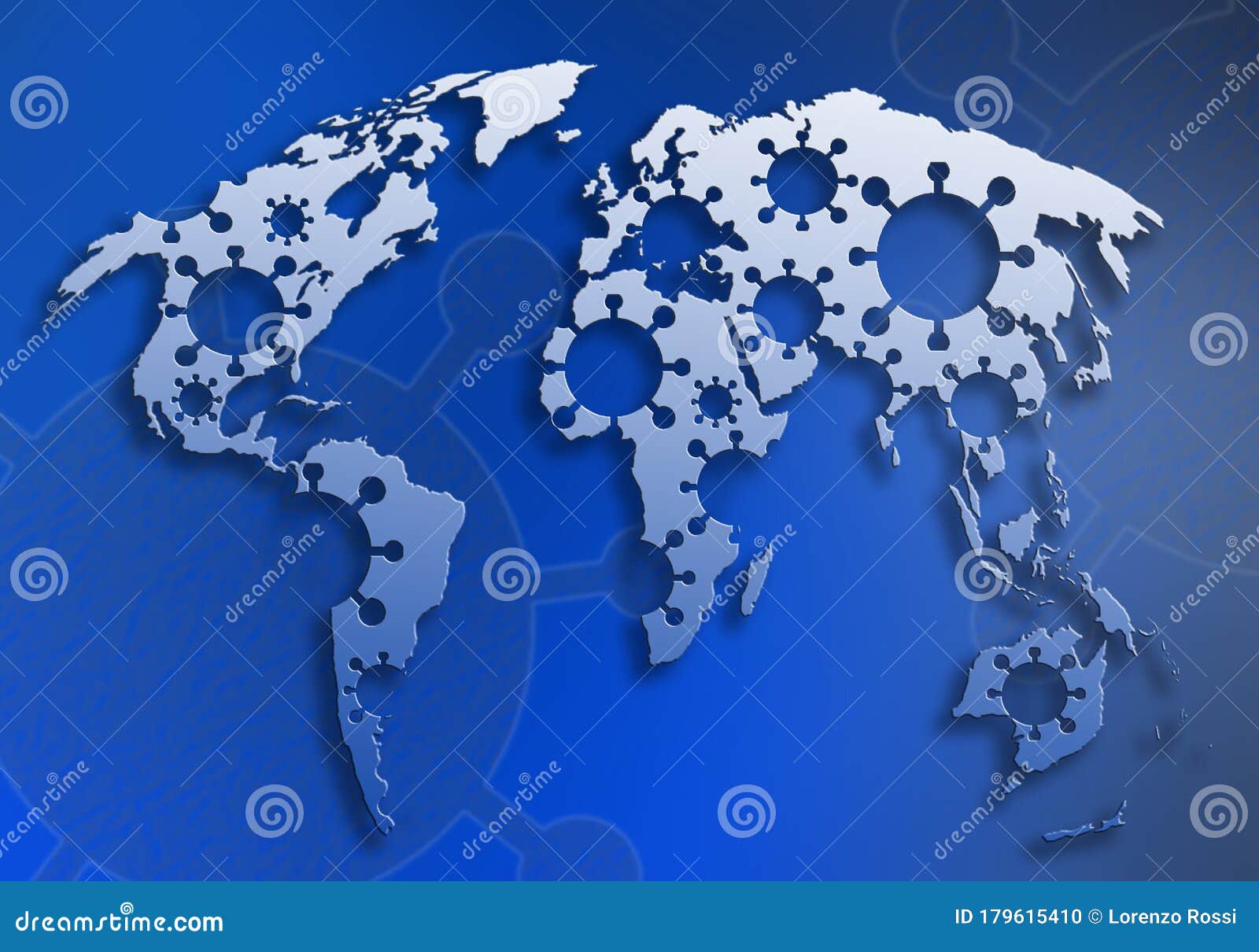 Corona virus world map stock illustration. Illustration of epidemic ...