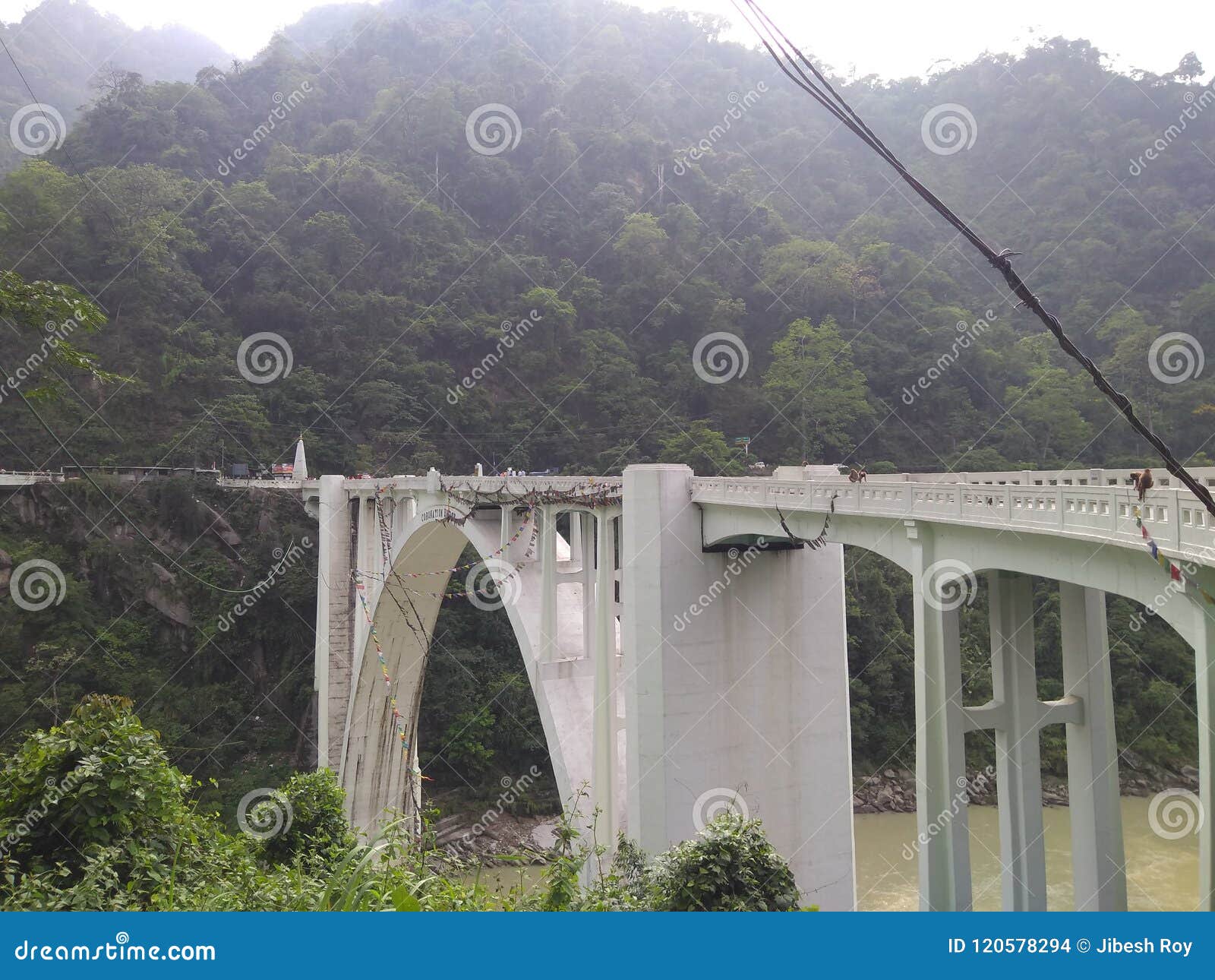 Coronation bridge stock photo. Image of nature, river - 120578294