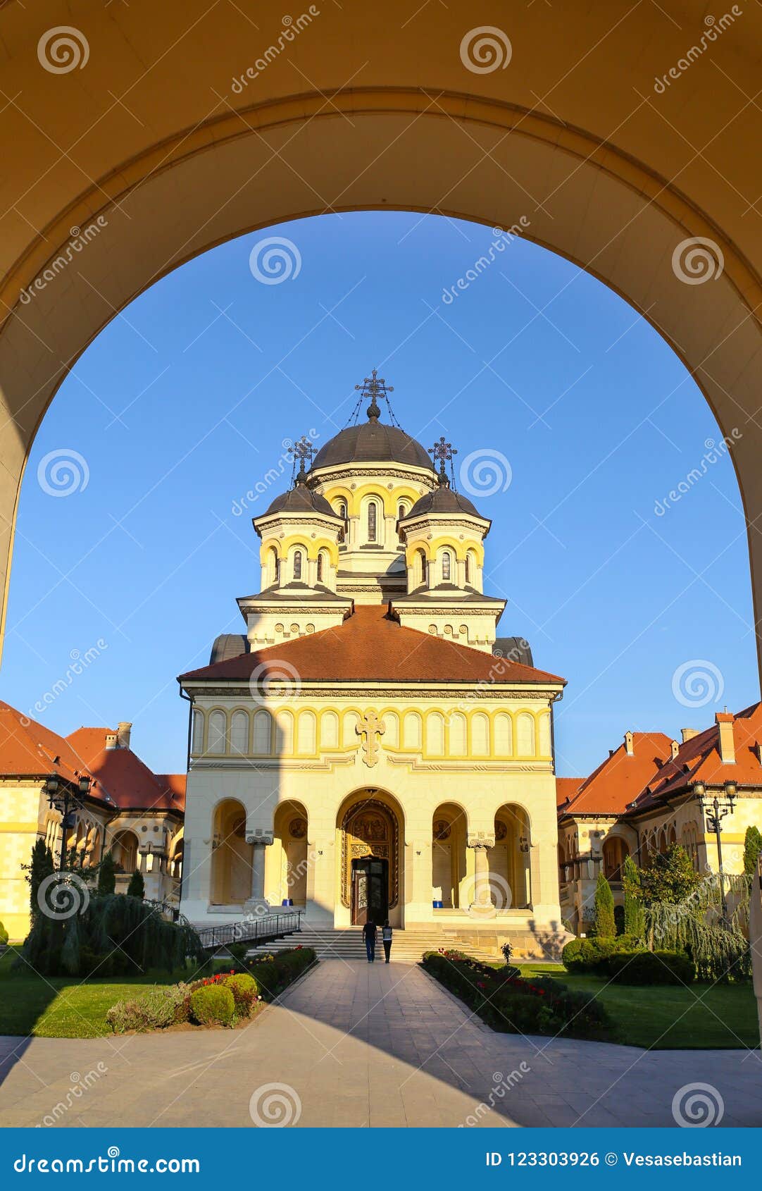The Coronation Cathedral in Alba Iulia, Romania Editorial Photo - Image ...
