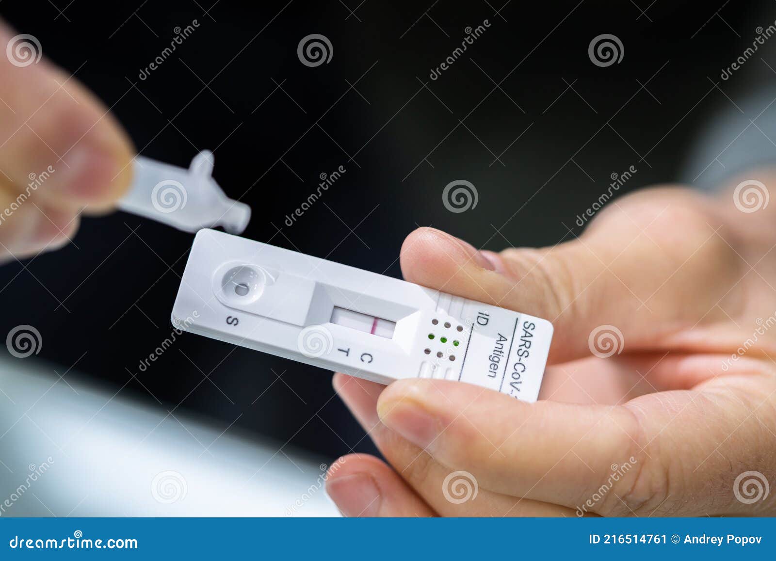 Coronavirus Antigen Virus Self Test Stock Image - Image of antigen ...