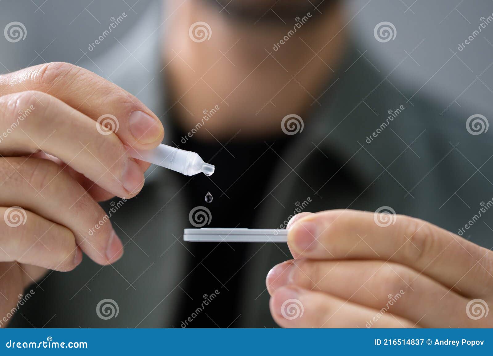 Coronavirus Antigen Virus Self Test Stock Image - Image of control ...