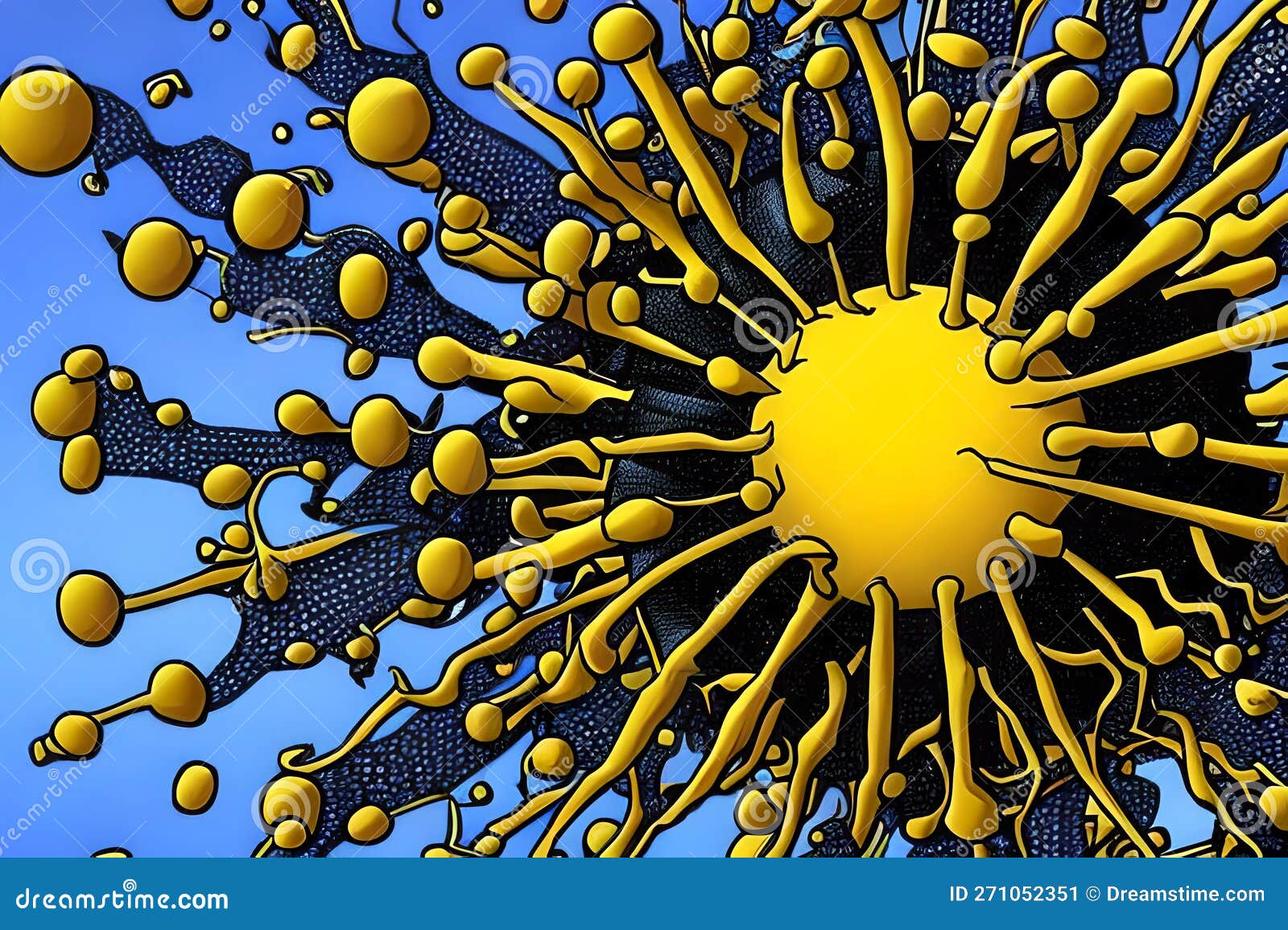 Coronavirus - Comic Book Style Stock Illustration - Illustration of ...