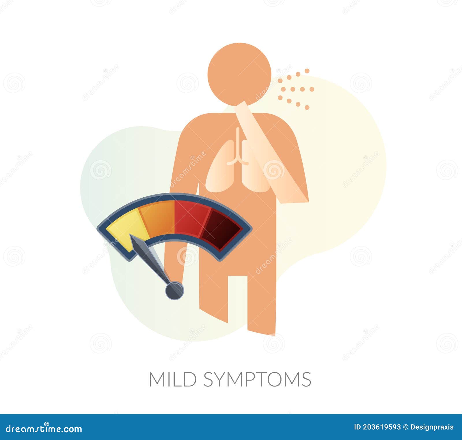 Coronavirus - Covid-19 - Mild Symptoms - Icon Stock Vector ...