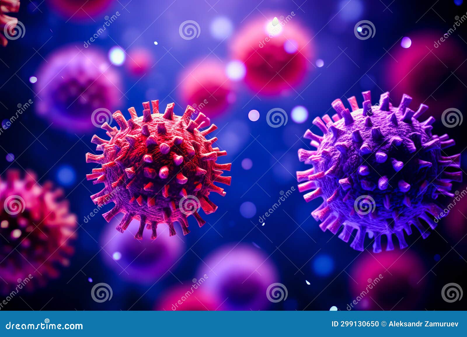 Coronavirus, Covid-19, Sars-CoV-2 Microscopic View of All Major ...