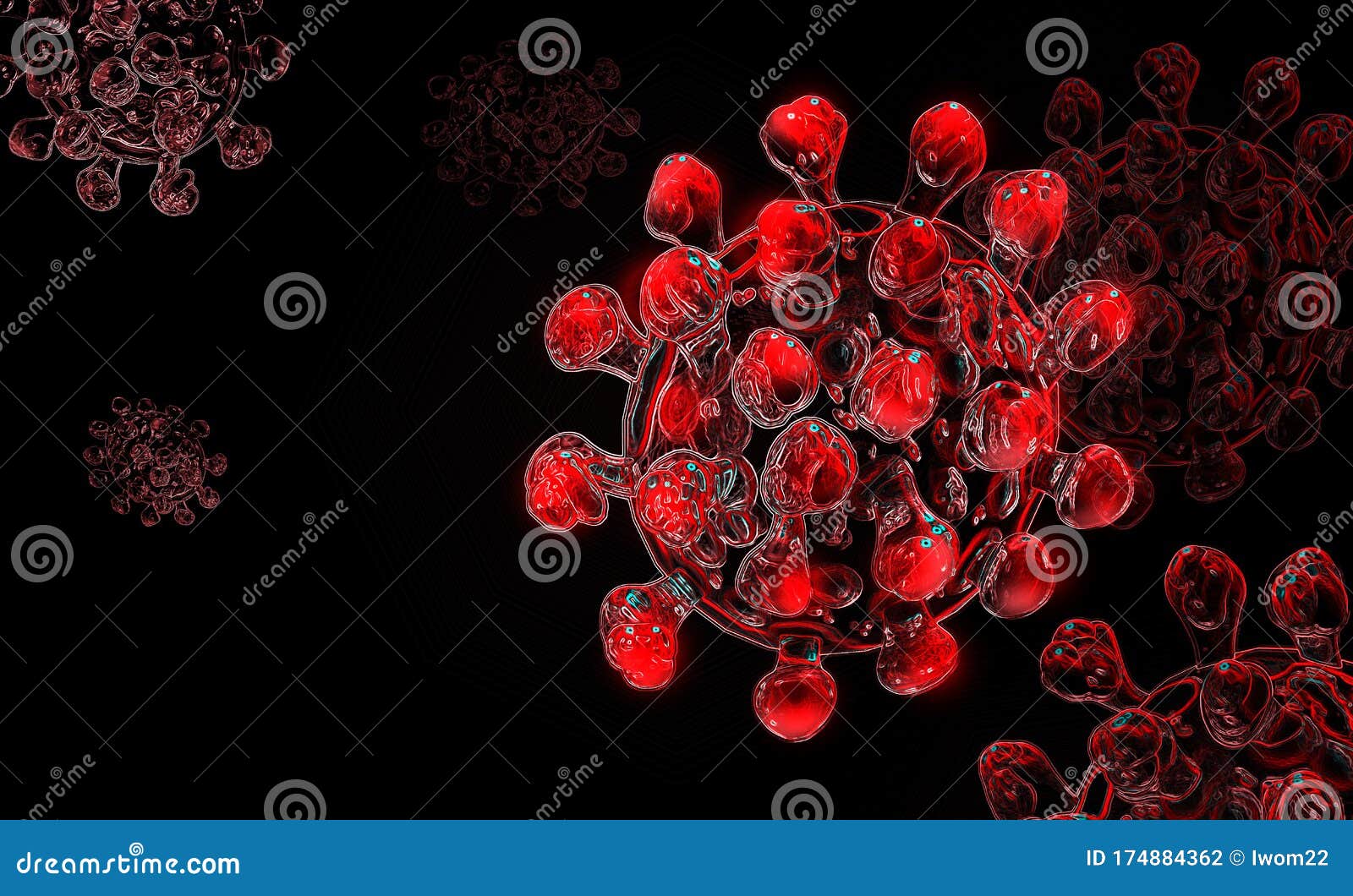 Coronavirus Covid-19, Sars, HIV, Bird Flu. Abstract Background. Stock ...